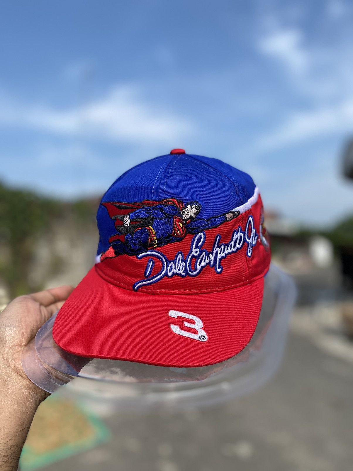 NASCAR × Vintage × Warner Bros Superman Racing Hat 90s Nascar Dale ...
