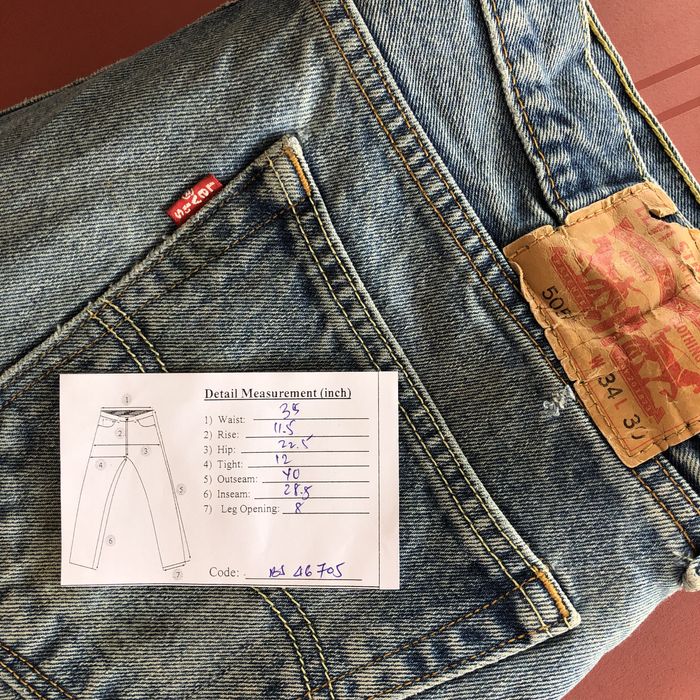 Vintage Vintage Levis Jeans Distressed Levis 505 Denim Pants | Grailed