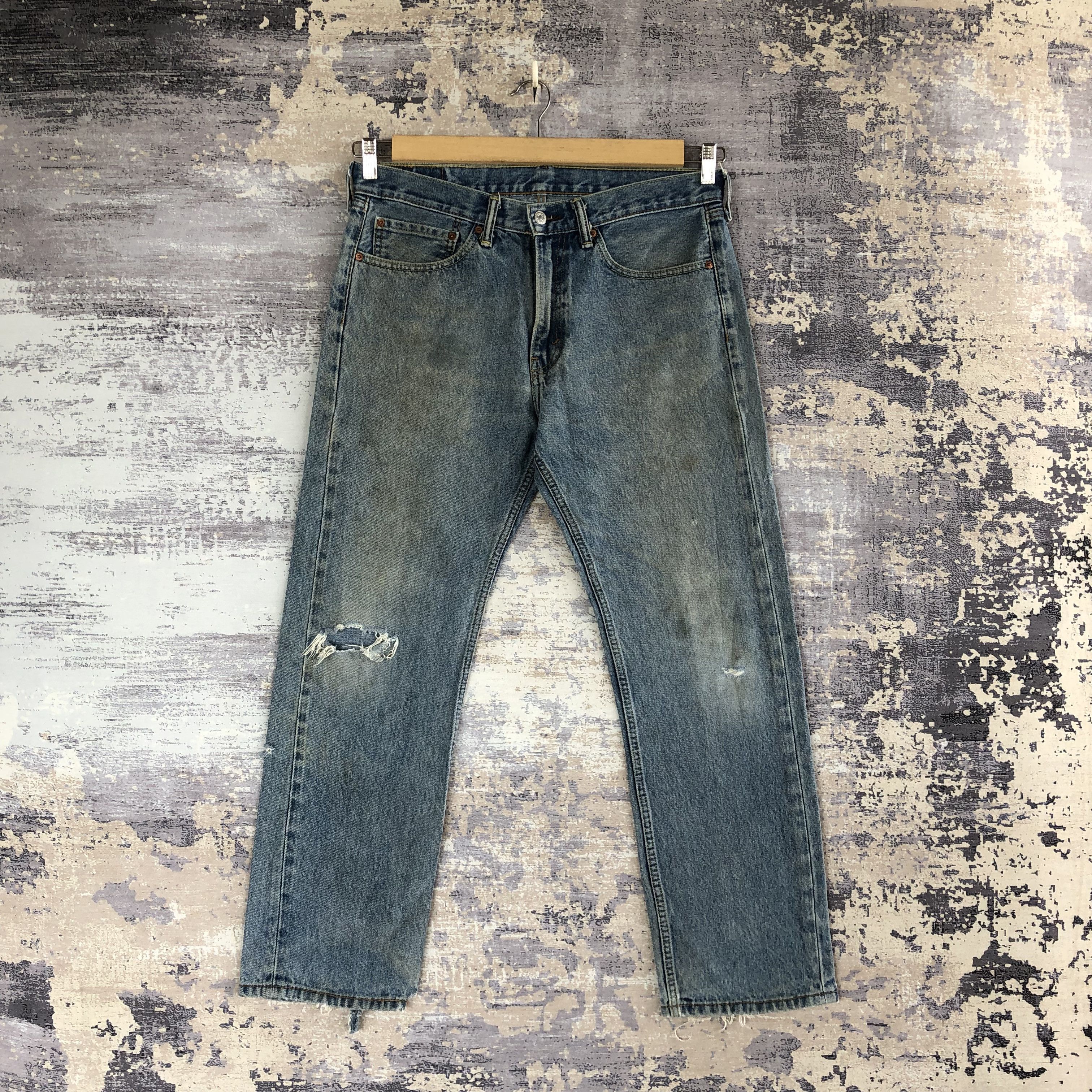 Vintage Vintage Levis Jeans Distressed Levis 505 Denim Pants | Grailed