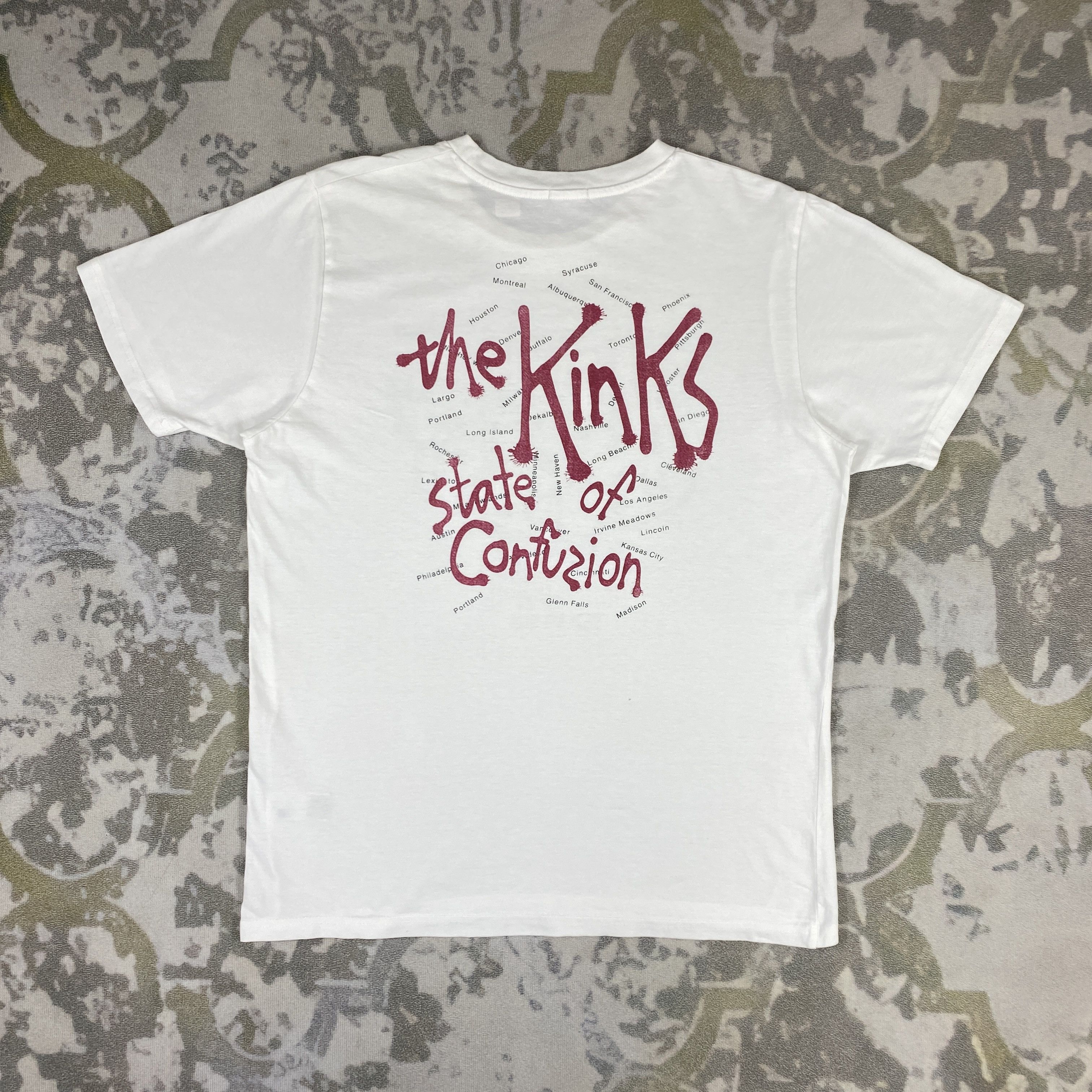 Tour Tee The Kinks Band T-shirt - L034 | Grailed