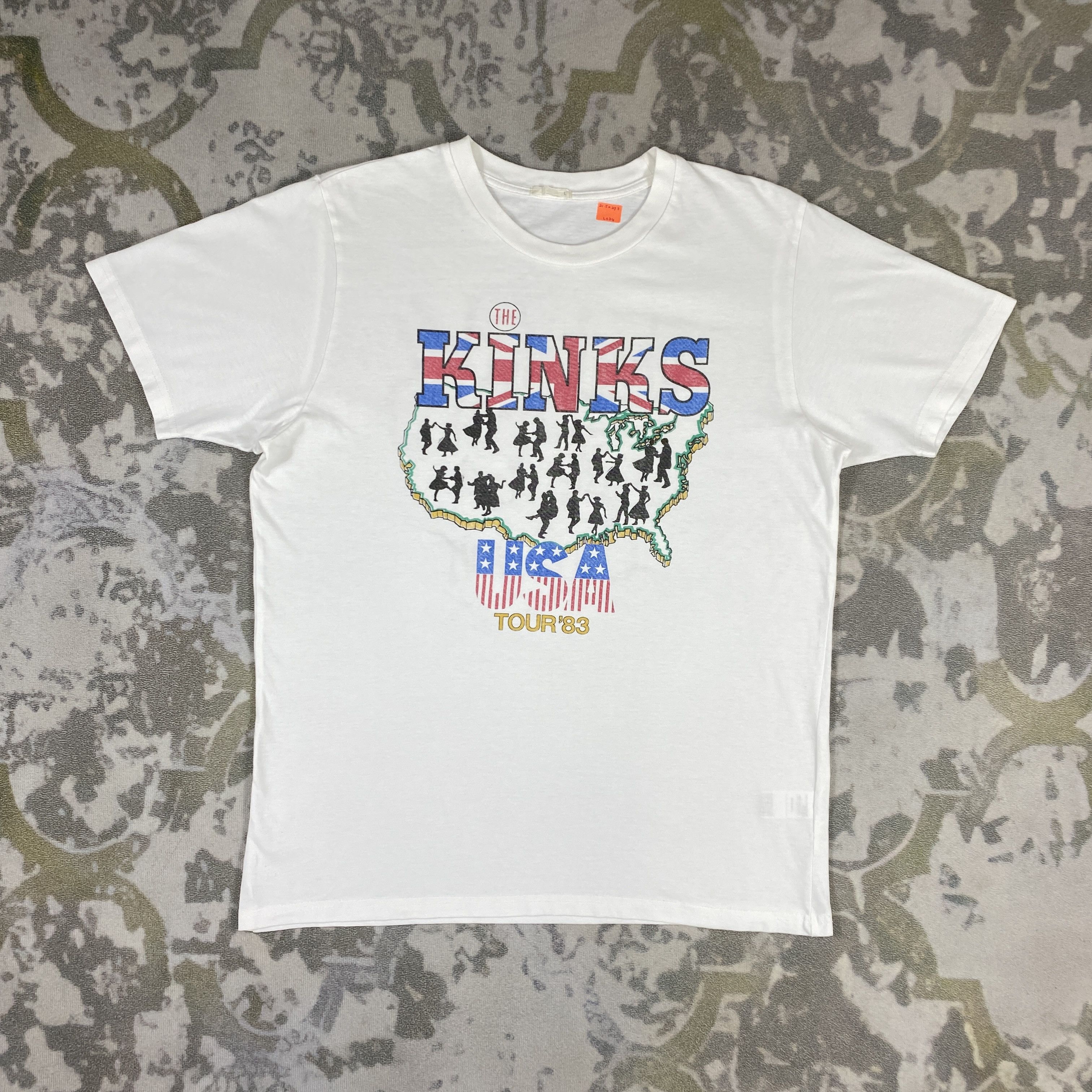 Tour Tee The Kinks Band T-shirt - L034 | Grailed