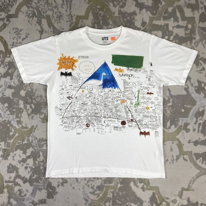 Designer JEAN MICHEL BASQUIAT X UNIQLO NICE DESIGN T-SHIRT - L063 | Grailed