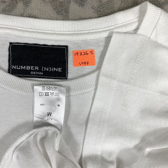 Number (N)ine Vintage Number (Nine) Music Logo t-shirt - L077 | Grailed