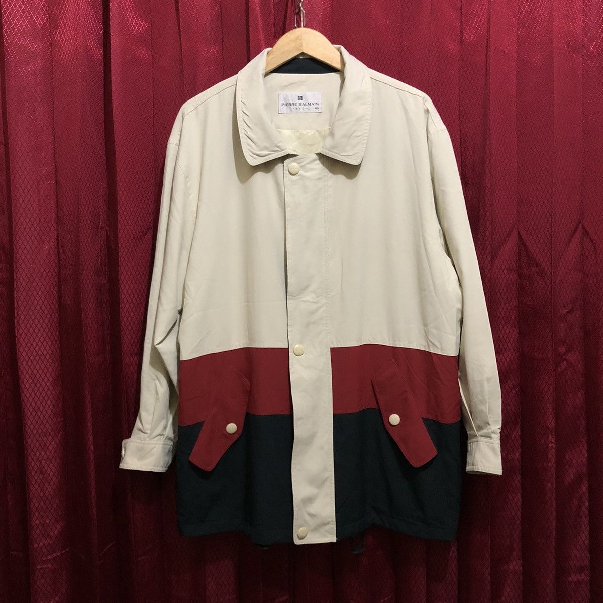 Vintage Vintage Pierre Balmain Paris Colorblock Jacket | Grailed