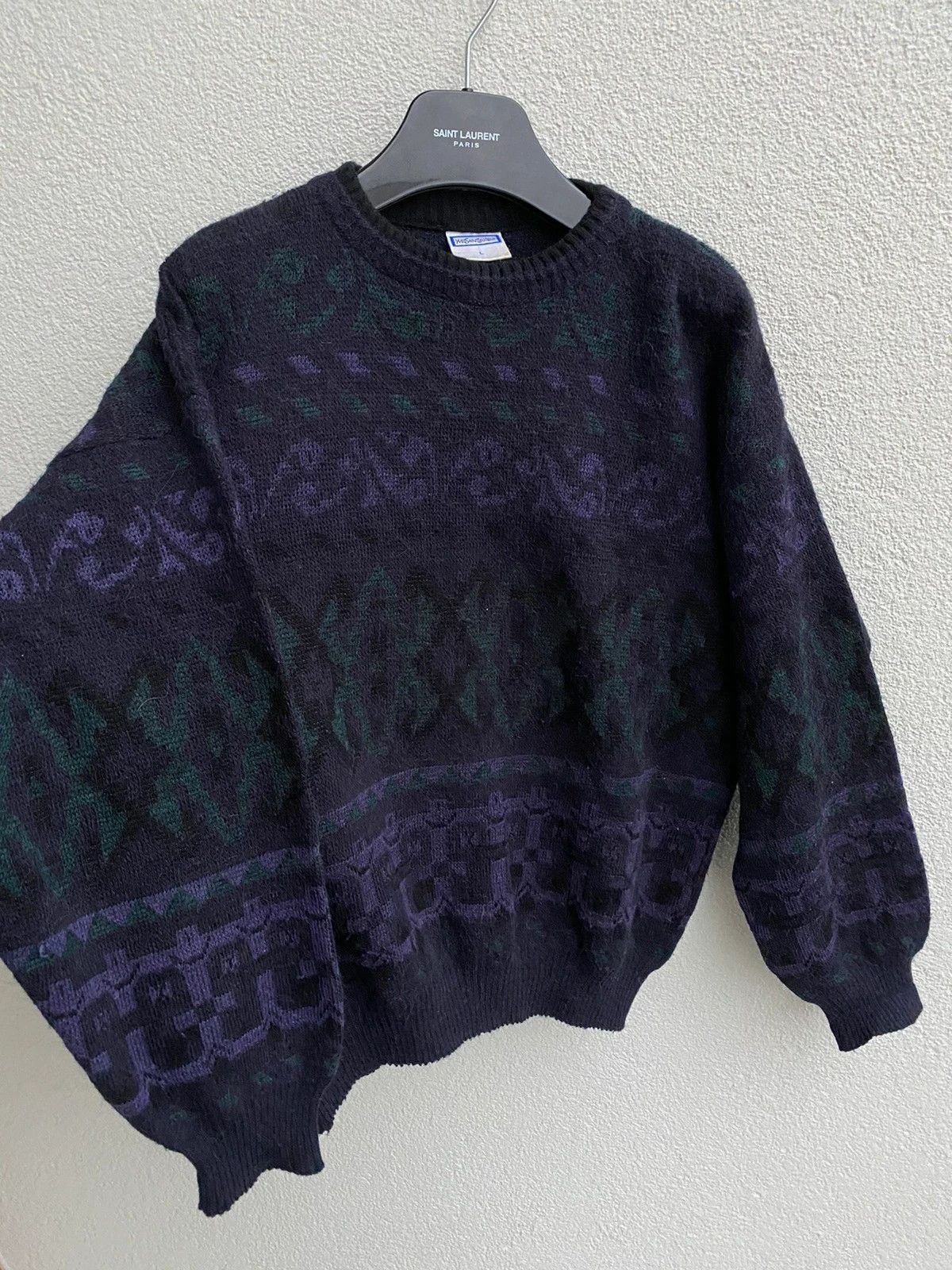 Vintage 1990’s YSL Sweater Wool | Grailed