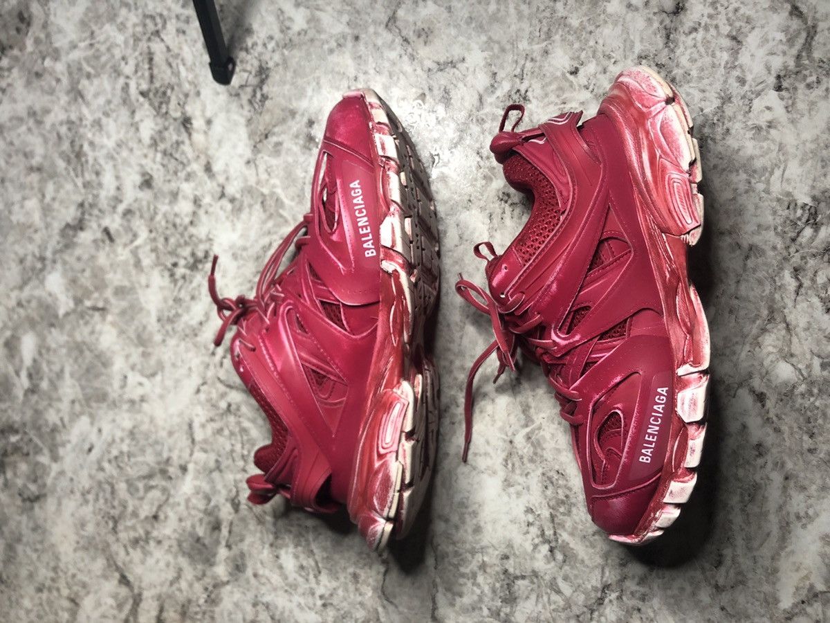 Balenciaga Balenciaga burgundy faded | Grailed