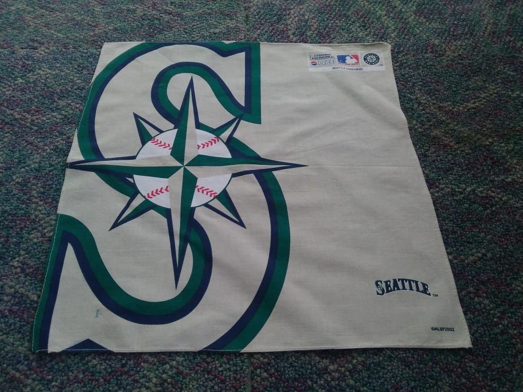 MLB × Pepsi Seattle Mariners Pepsi Pocketsquare Handkerchief Bandana ...