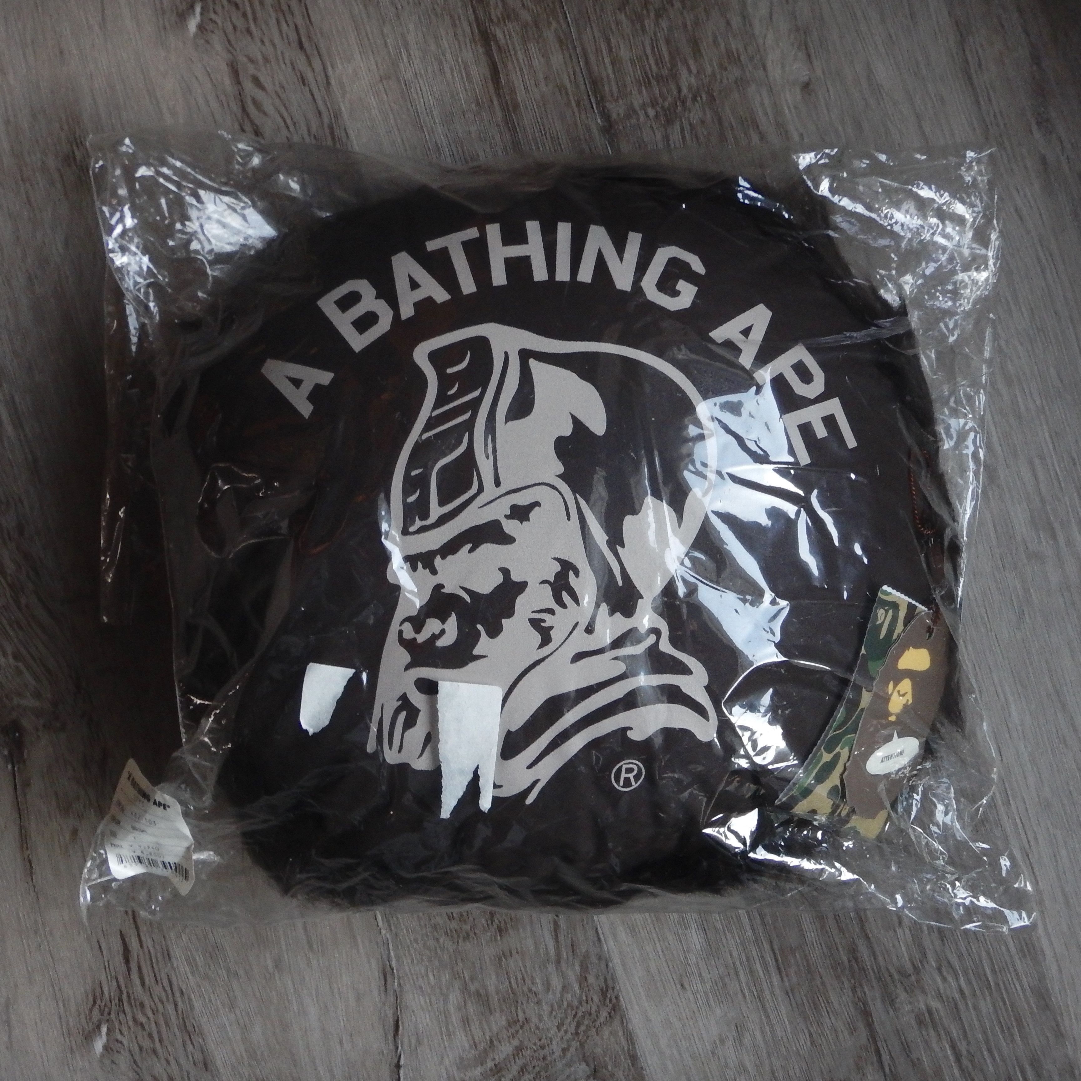 Bape 1/2 Early 2000s Bape Generals Logo "Gorilla Fur" Pillow | Grailed
