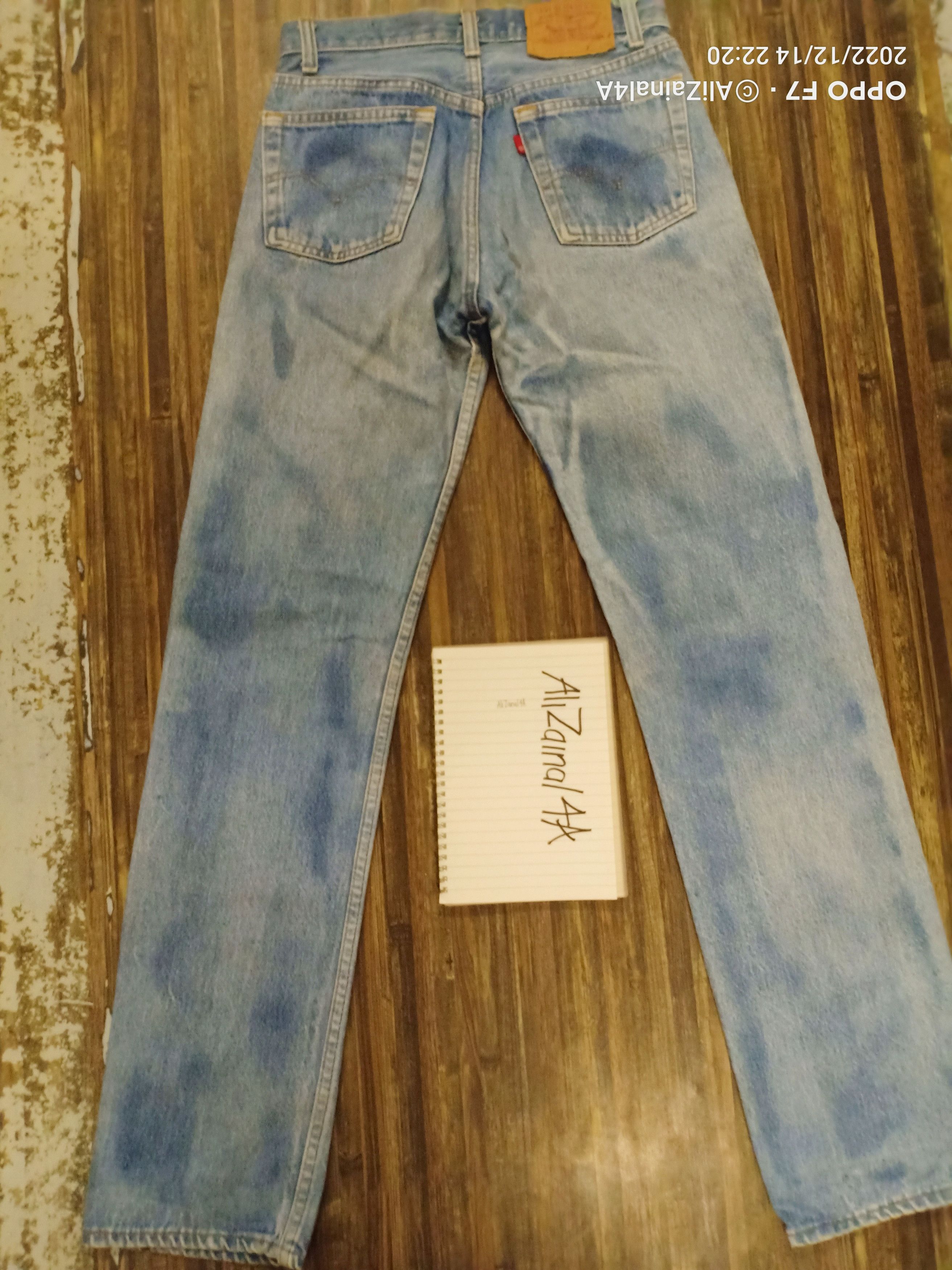 Vintage 80's Beautiful Light Wash Levi's 501 USA production | Grailed
