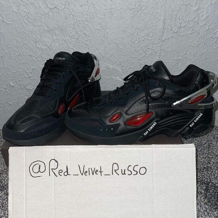 Raf Simons Raf Simon Cylon-21 Black Red ( Eu 45 ) | Grailed