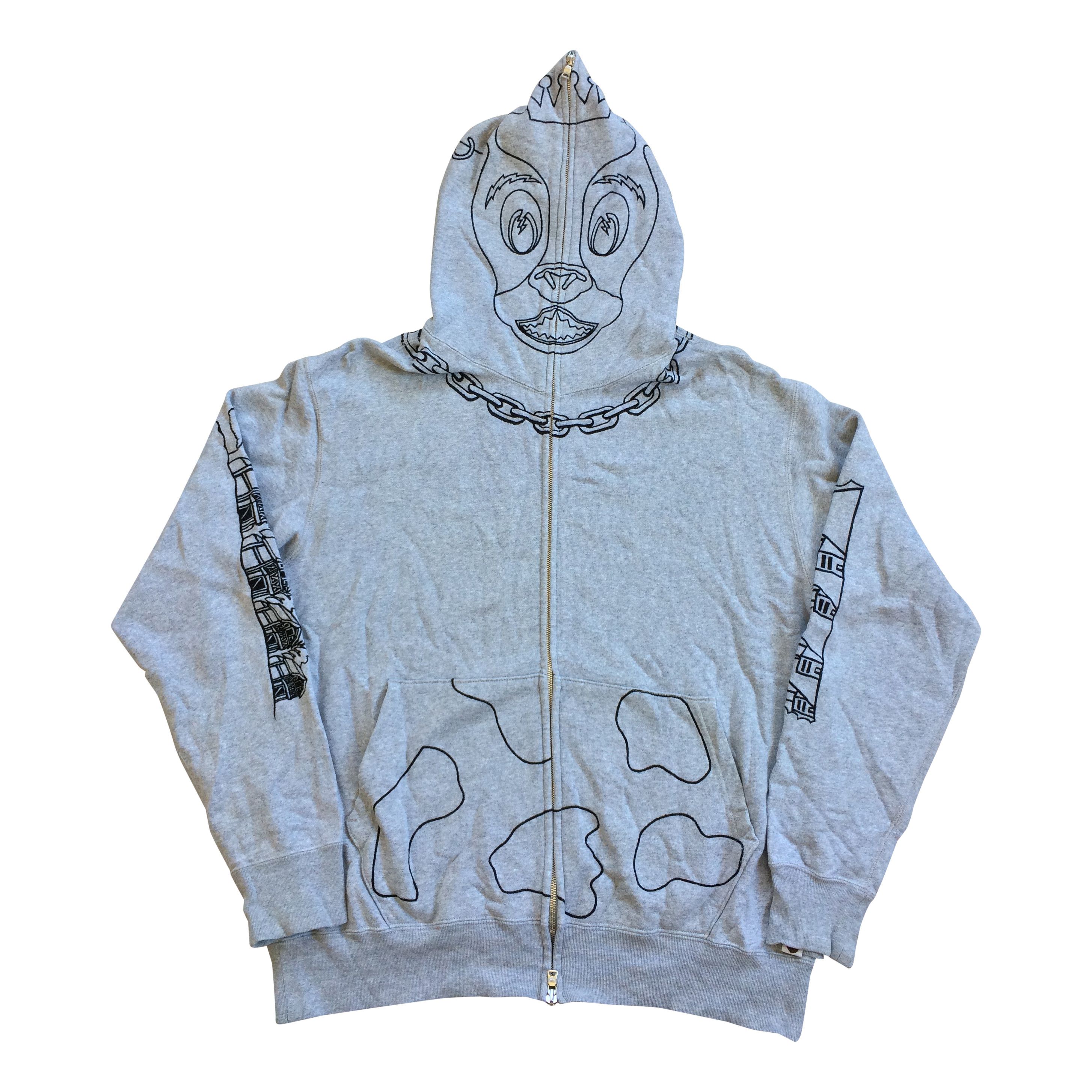 Bape OG Bape Aoyama Royal Cow Full Zip Hoodie | Grailed