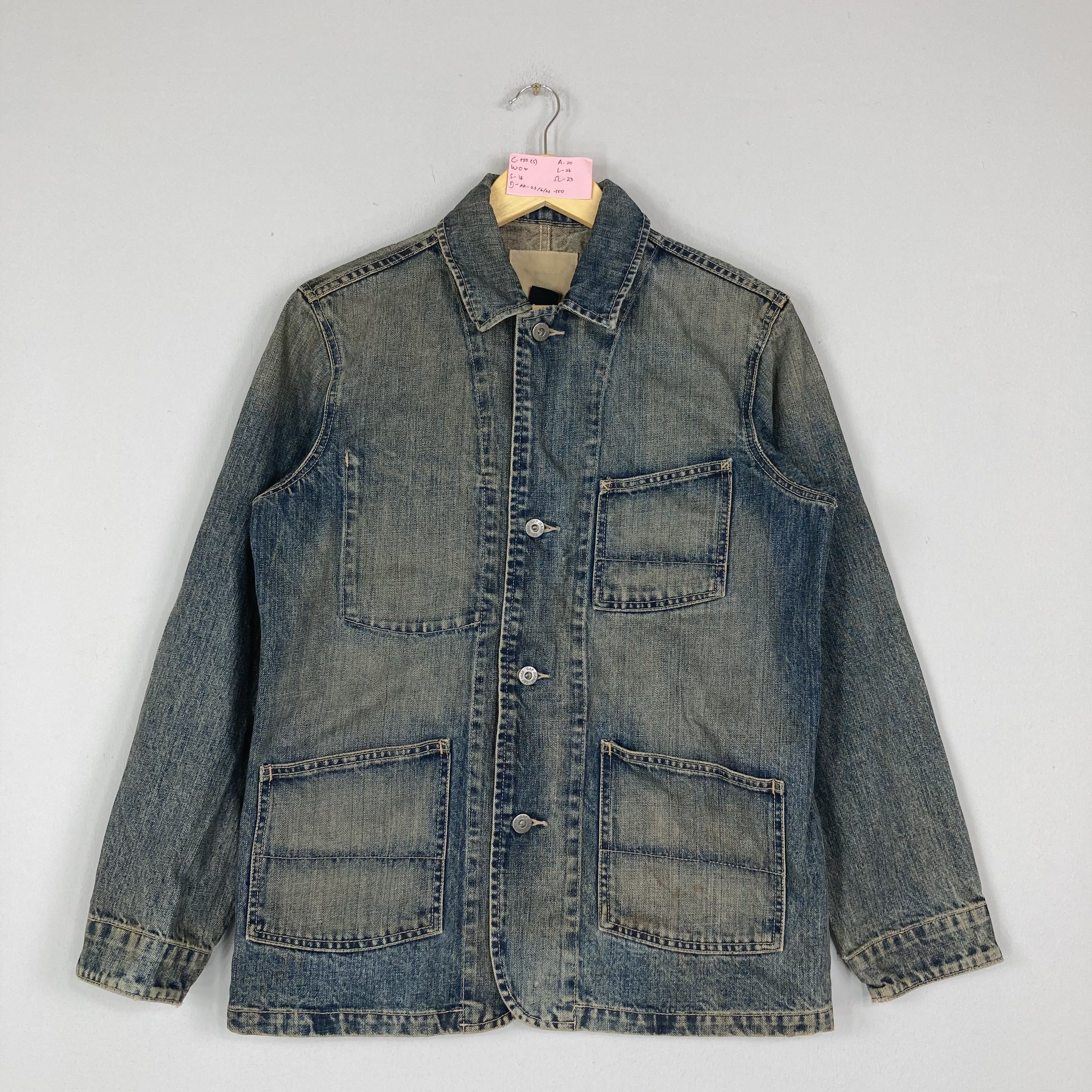 Vintage Vintage GAP Original Distressed Design Denim Chore Jacket | Grailed