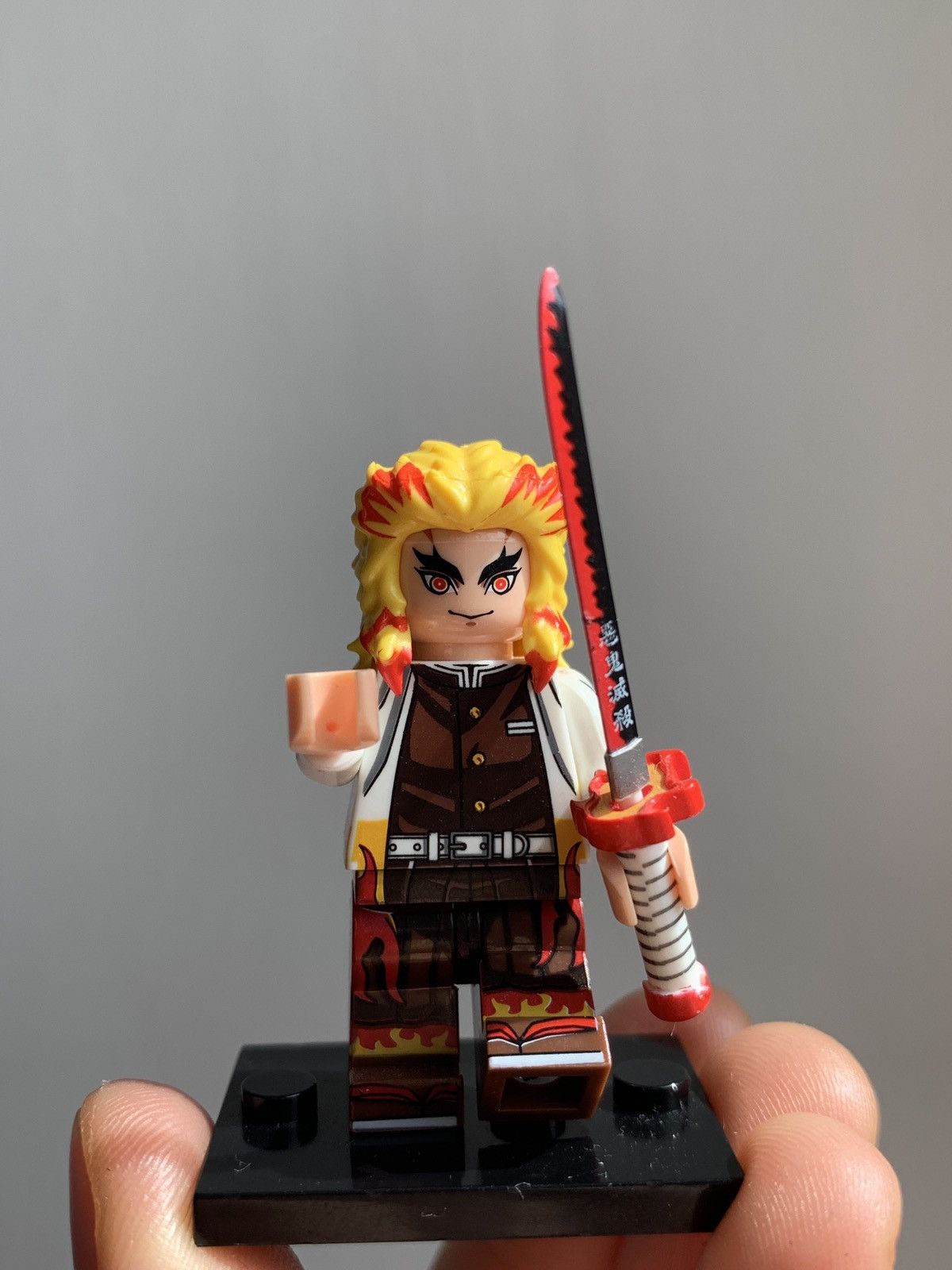 Designer Demon Slayer Anime Figure Minifigure Rengoku | Grailed