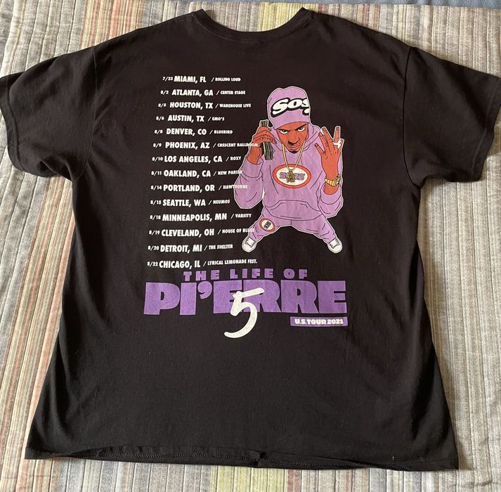 Vintage Pierre Bourne The Life of Pierre 4 album t-shirt | Grailed
