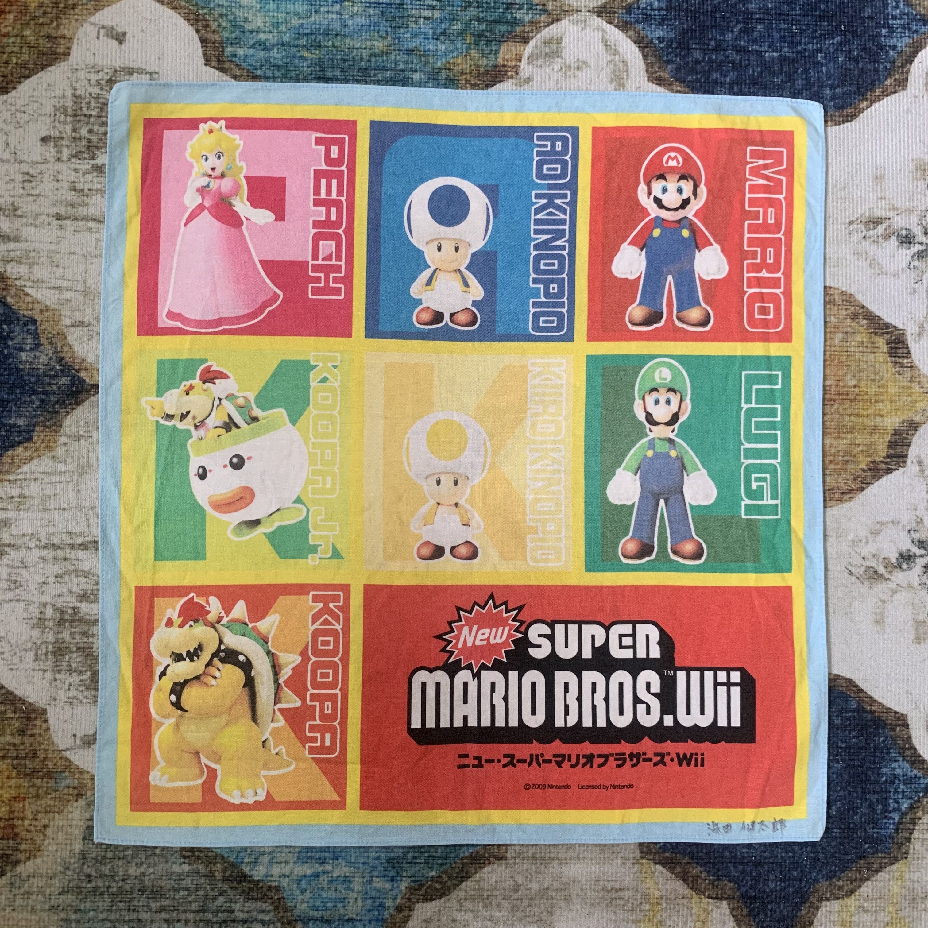 Nintendo 💥NEED GONE💥 Y2K Super Mario Bros Handkerchief Bandana | Grailed
