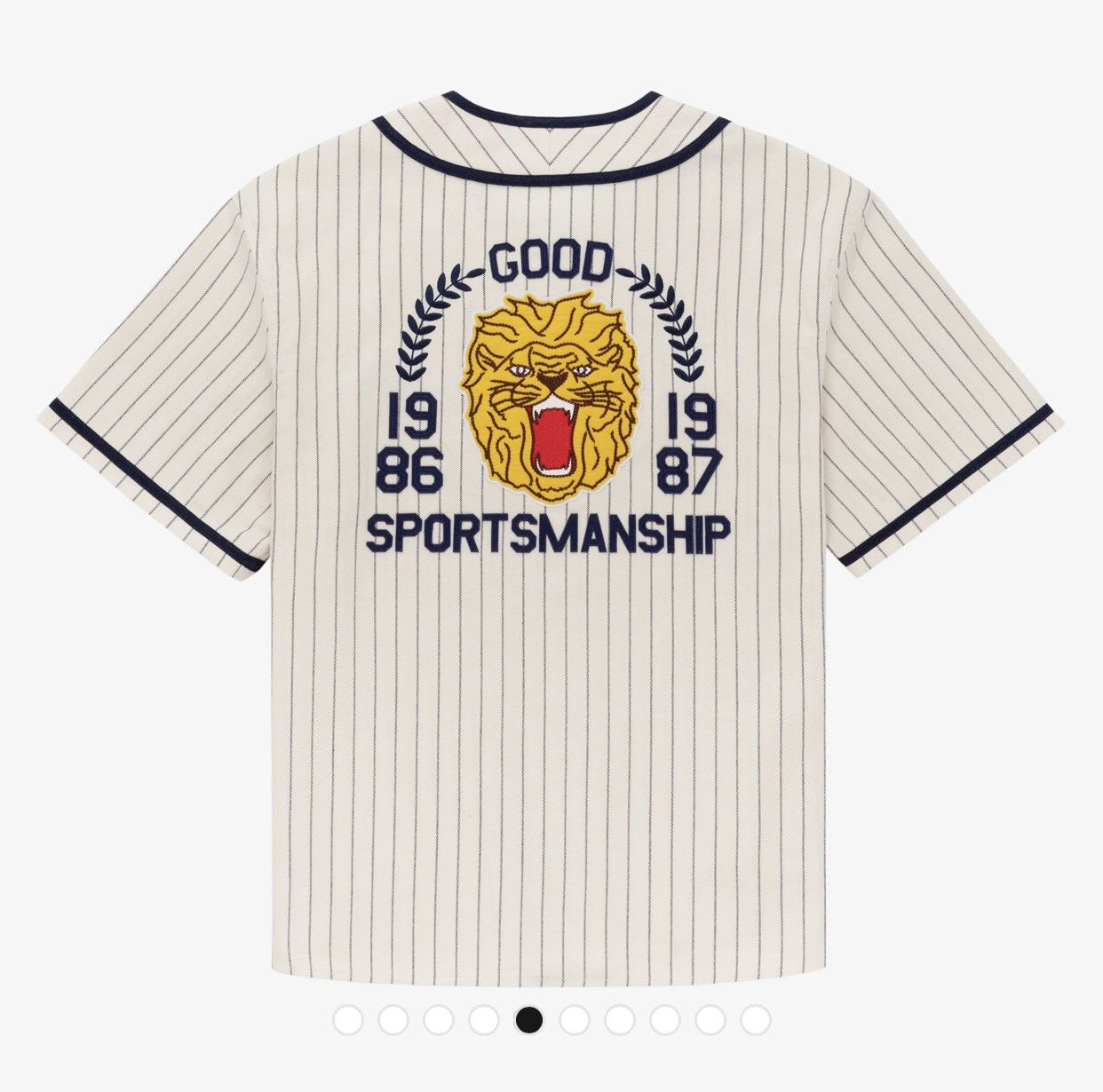 Aime Leon Dore XSmall ALD Good Sportsmanship Baseball Jersey Navy off ...