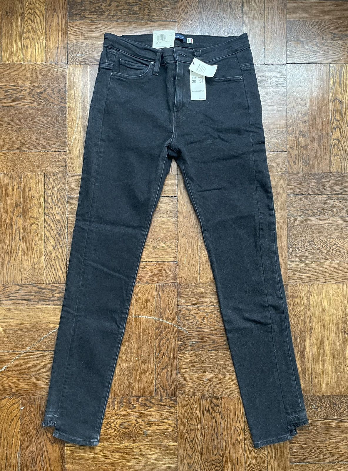 Levi's LEVI'S MADE & CRAFTED 510 SKINNY JEANS - BLACK ITALIAN DENIM ...