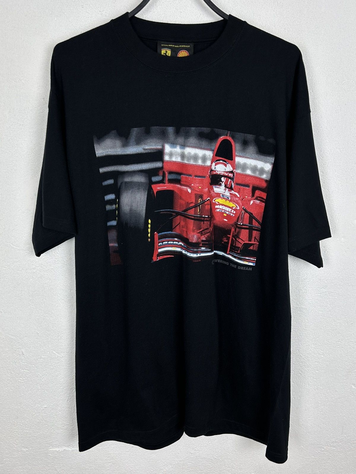 Vintage 90s Vintage Shell x Ferrari Formula Uno F1 Racing T-Shirt | Grailed