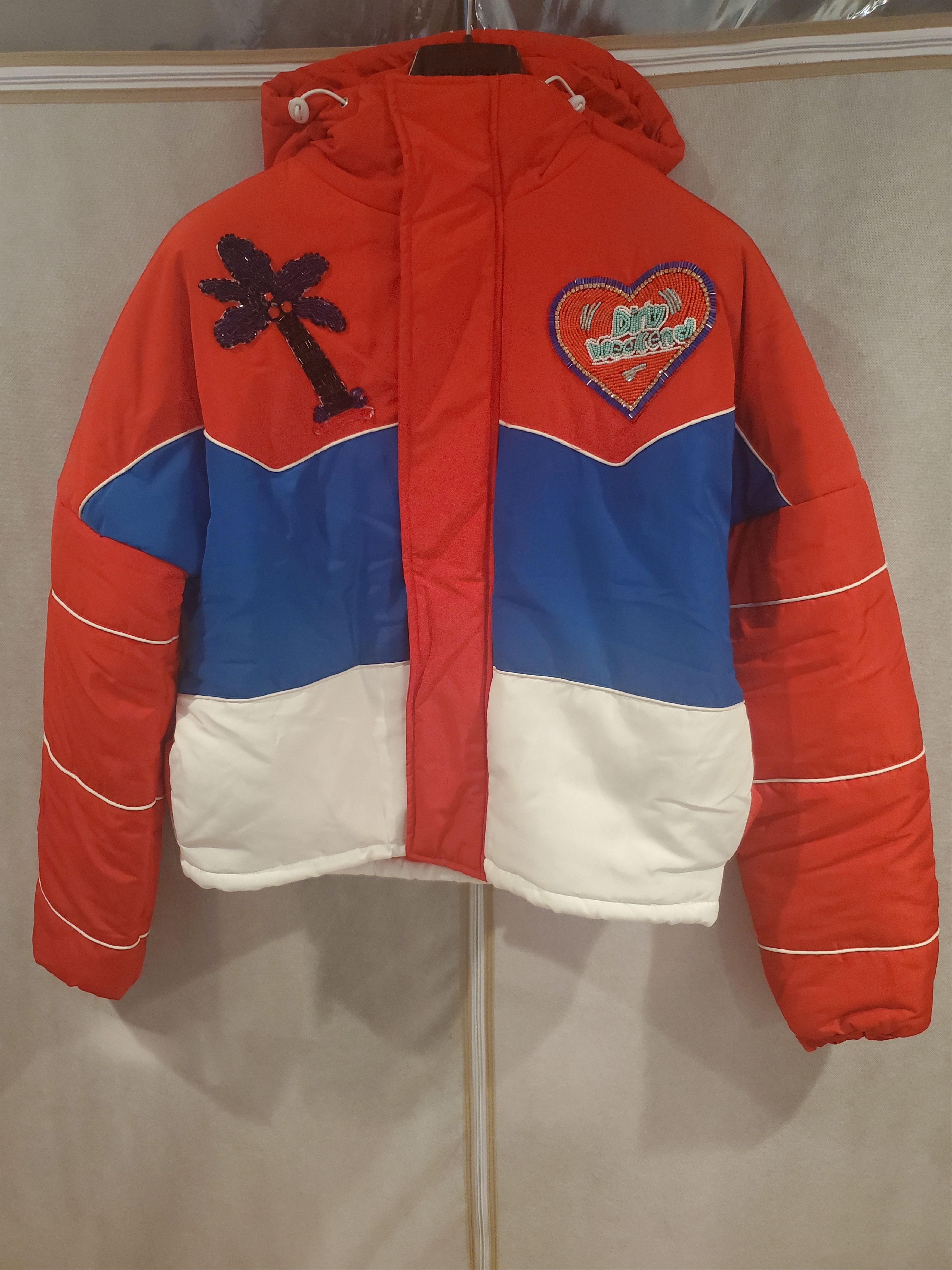 Topman Embellished Hooded Puffer Jacket | Grailed