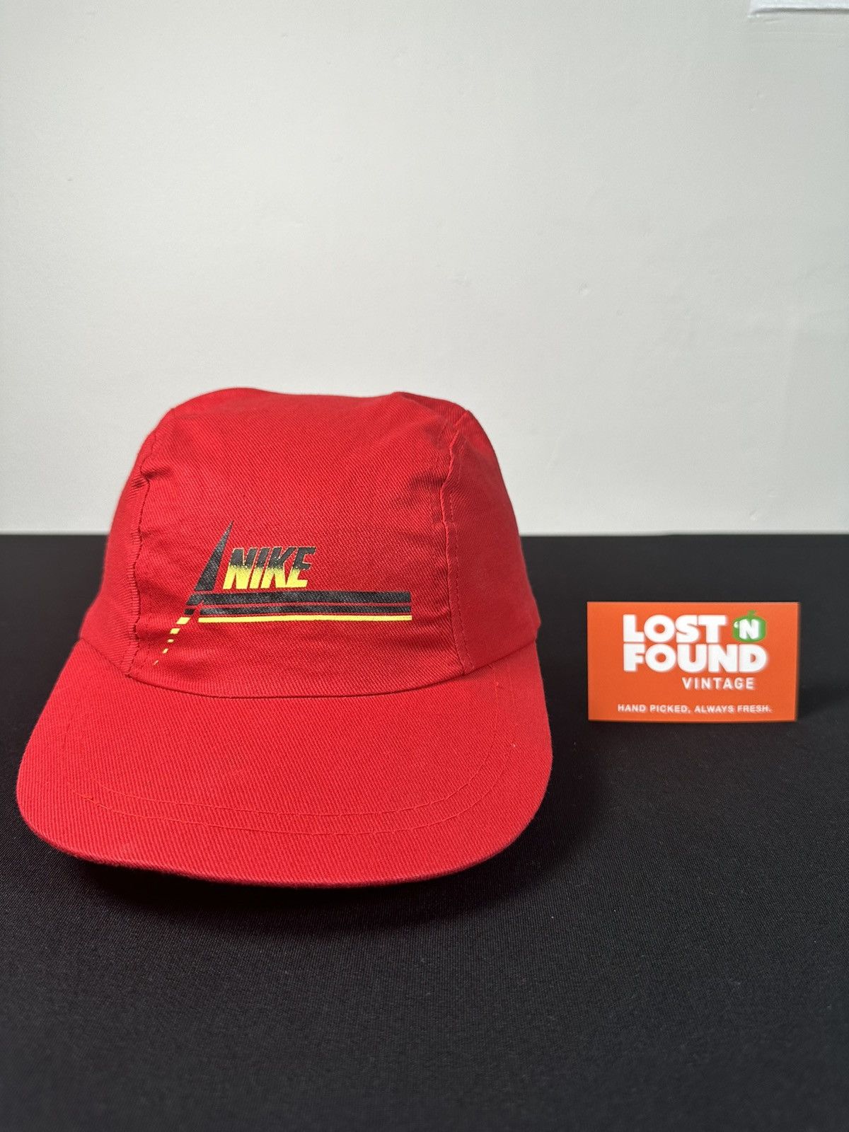 Nike × Vintage ‘80s Vintage Nike Spell Out Painter Style Cycling Cap ...