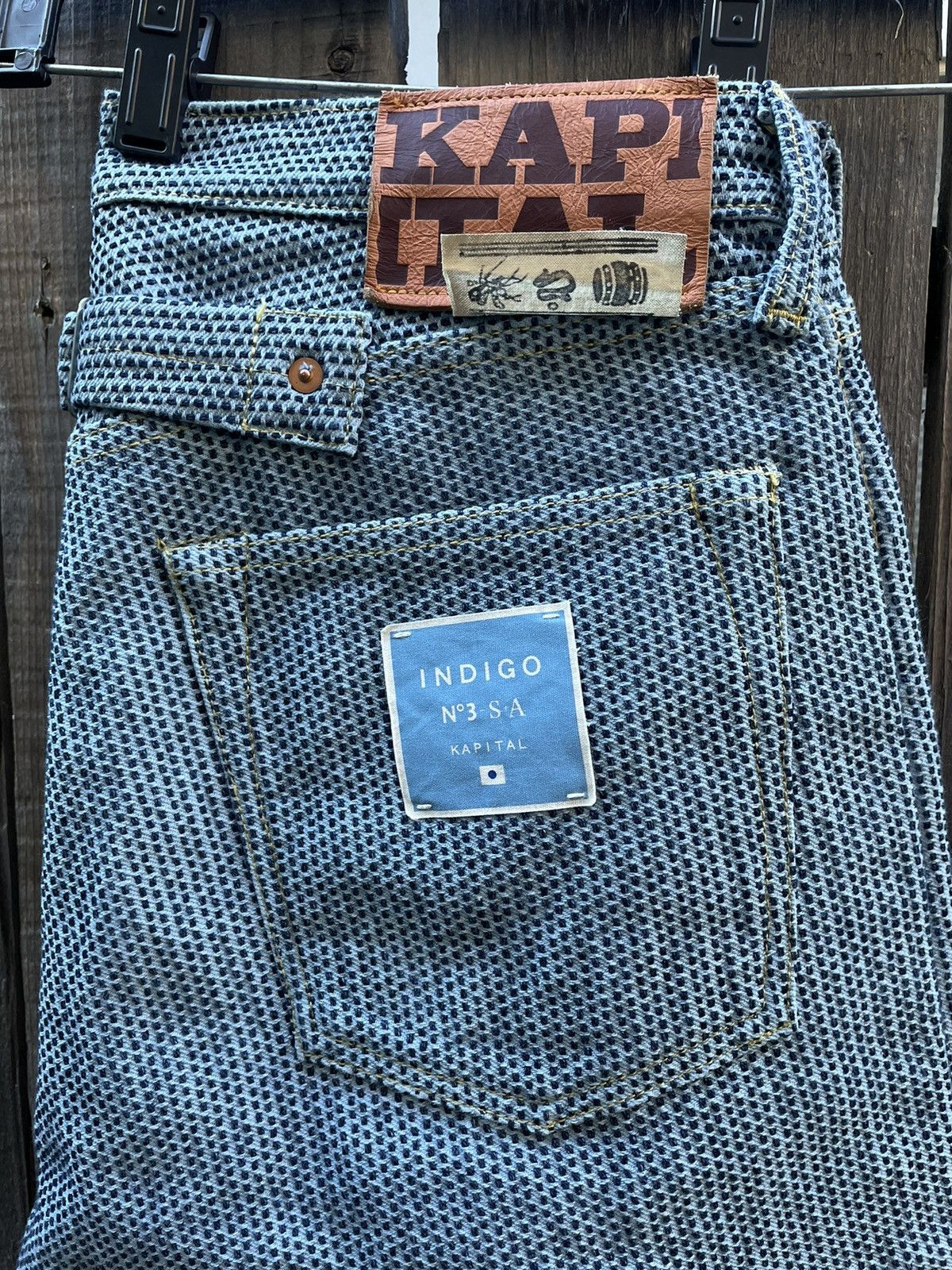 Kapital Kapital CENTURY DENIM No.3 MONKEY CISCO JEANS - INDIGO | Grailed