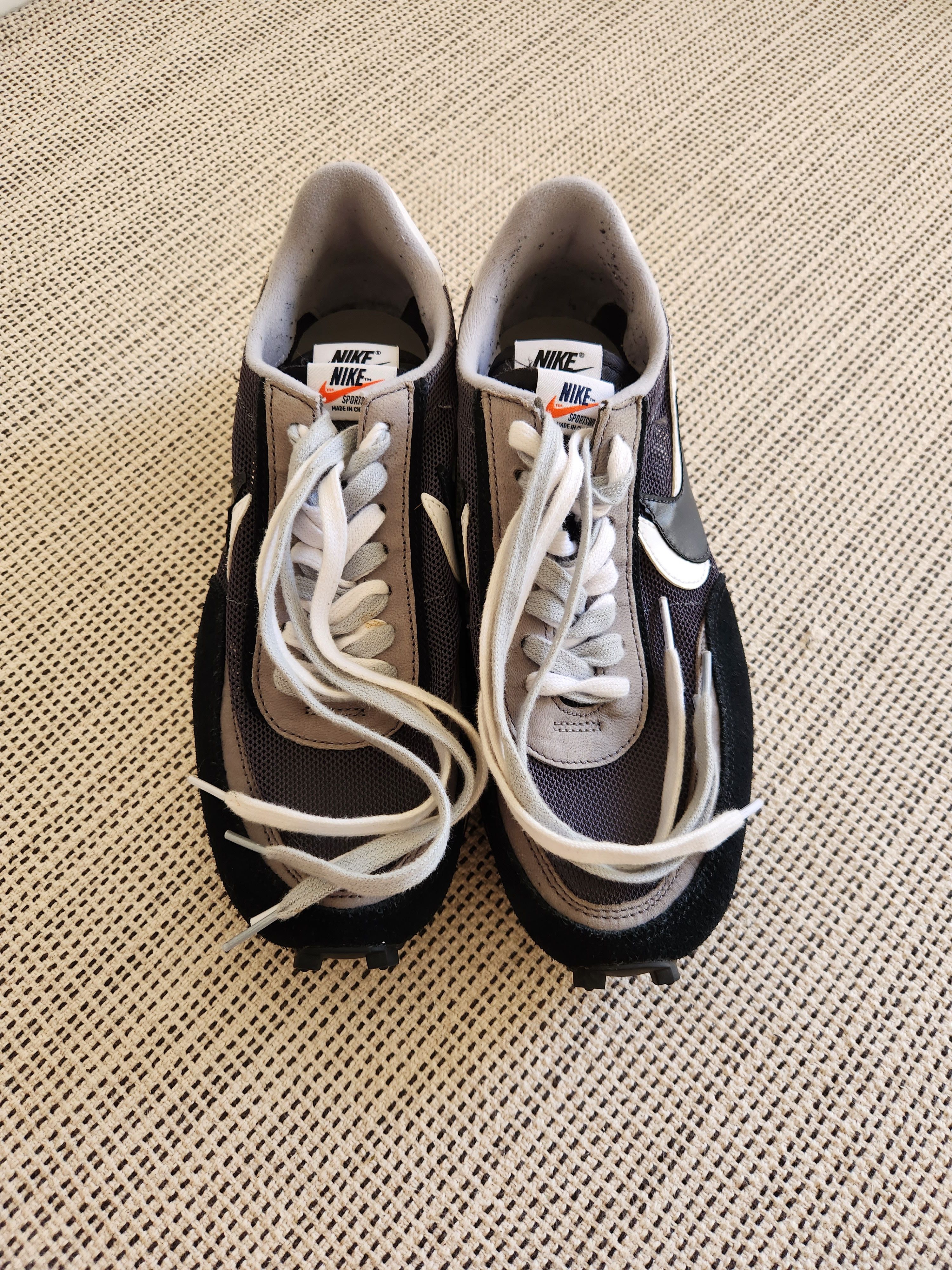 Nike Nike x Sacai waffle first collab black and grey | Grailed