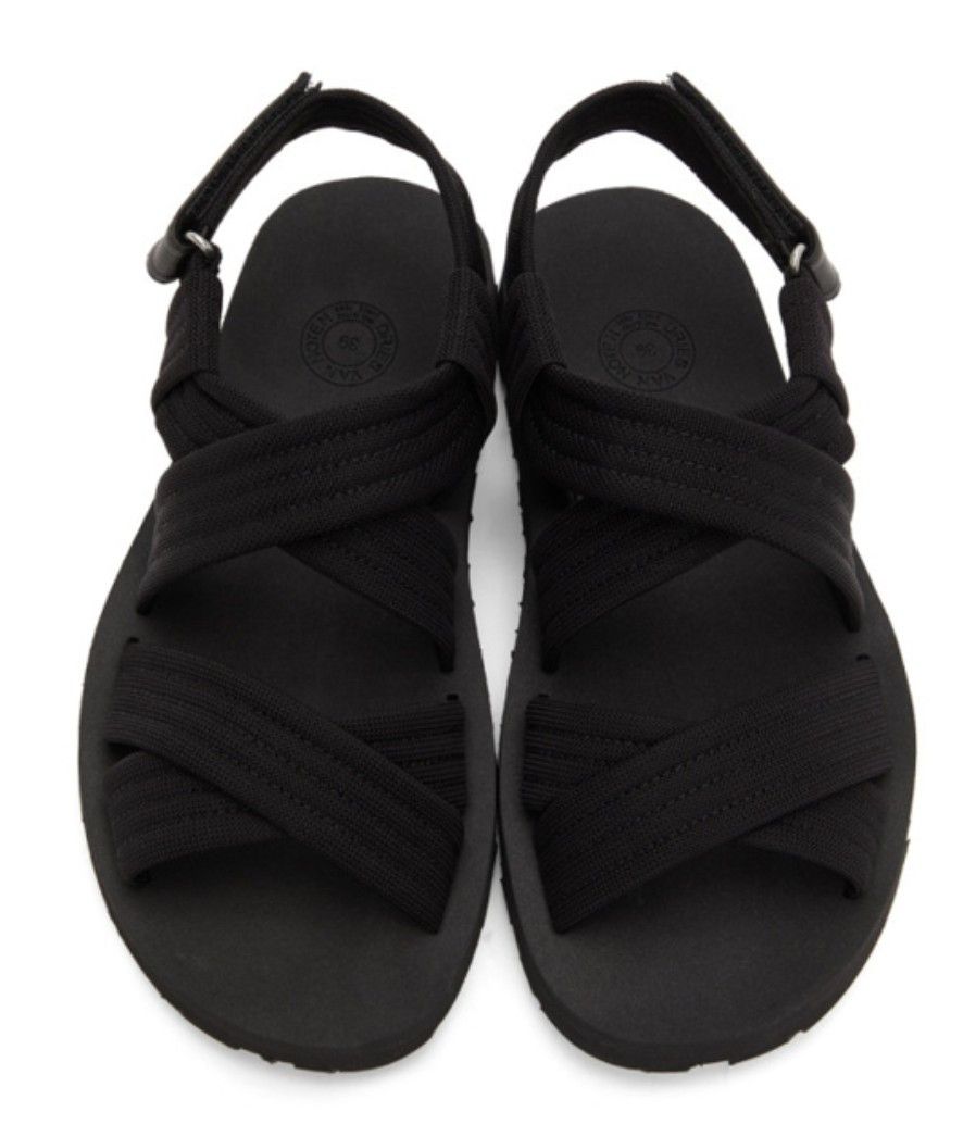 Dries Van Noten Leather Trimmed Webbing Sandals - UNISEX | Grailed