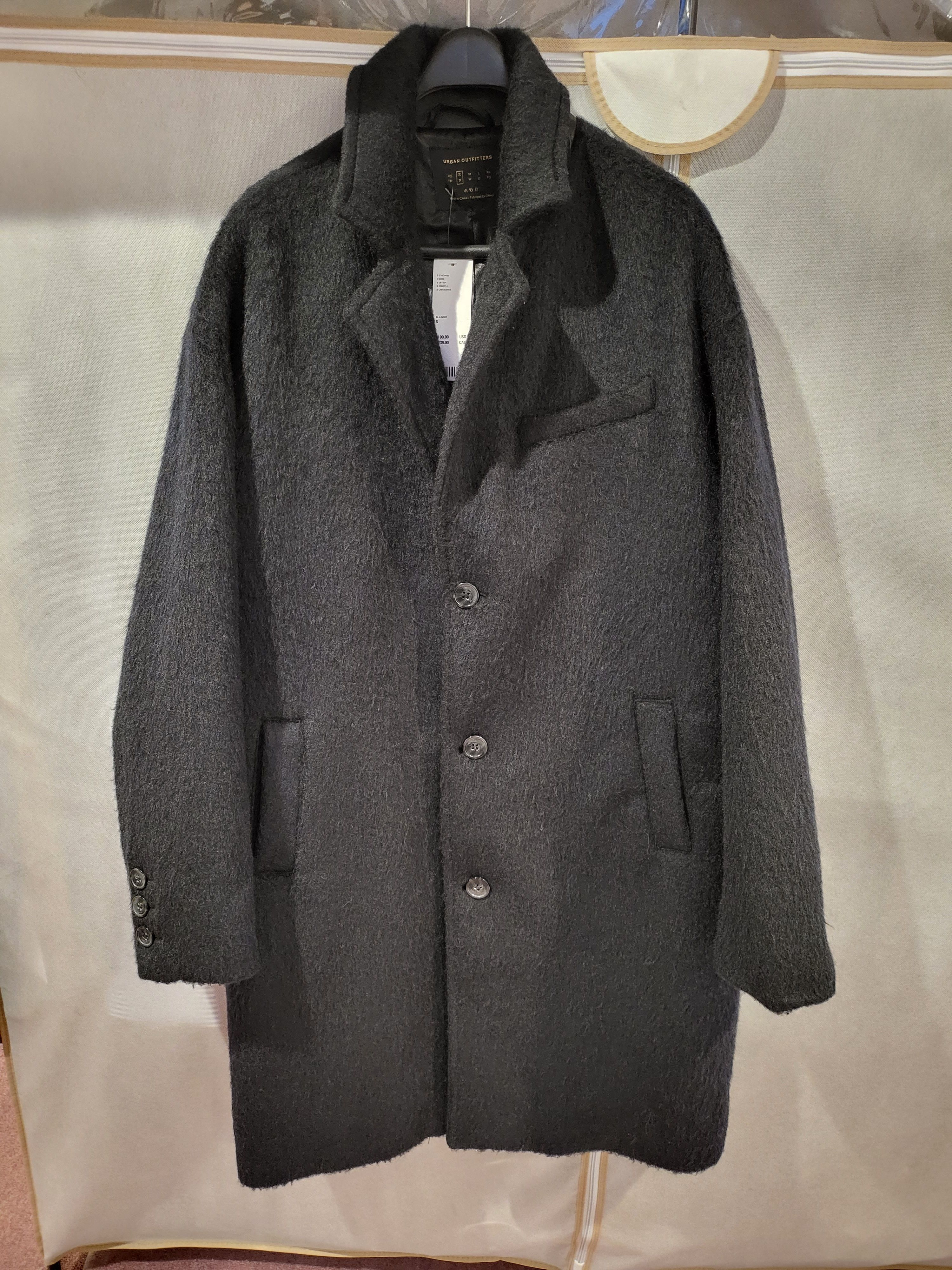 Urban Outfitters Oversized Furry Coat | Grailed