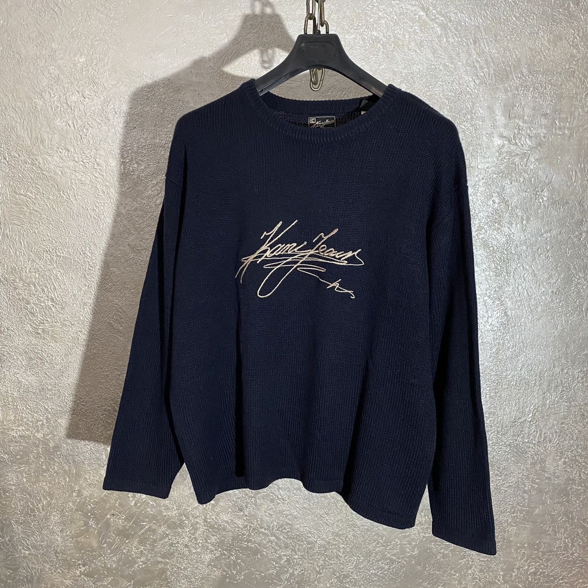 Vintage VTG 1990s Rare Karl Kani Spell Out Knit Sweater Oversize Y2K ...