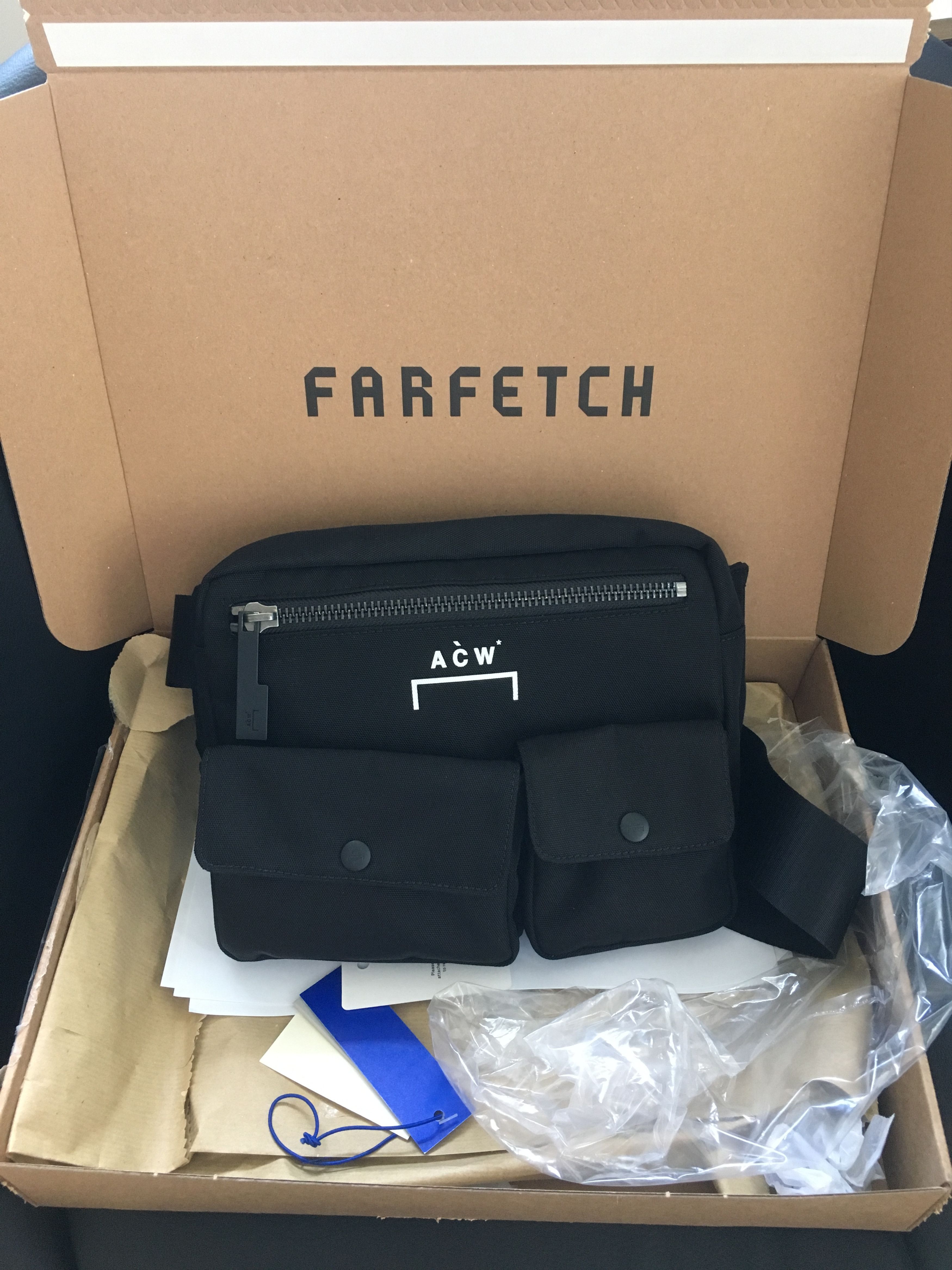 A-COLD-WALL* ACW logo print harness bag | Grailed