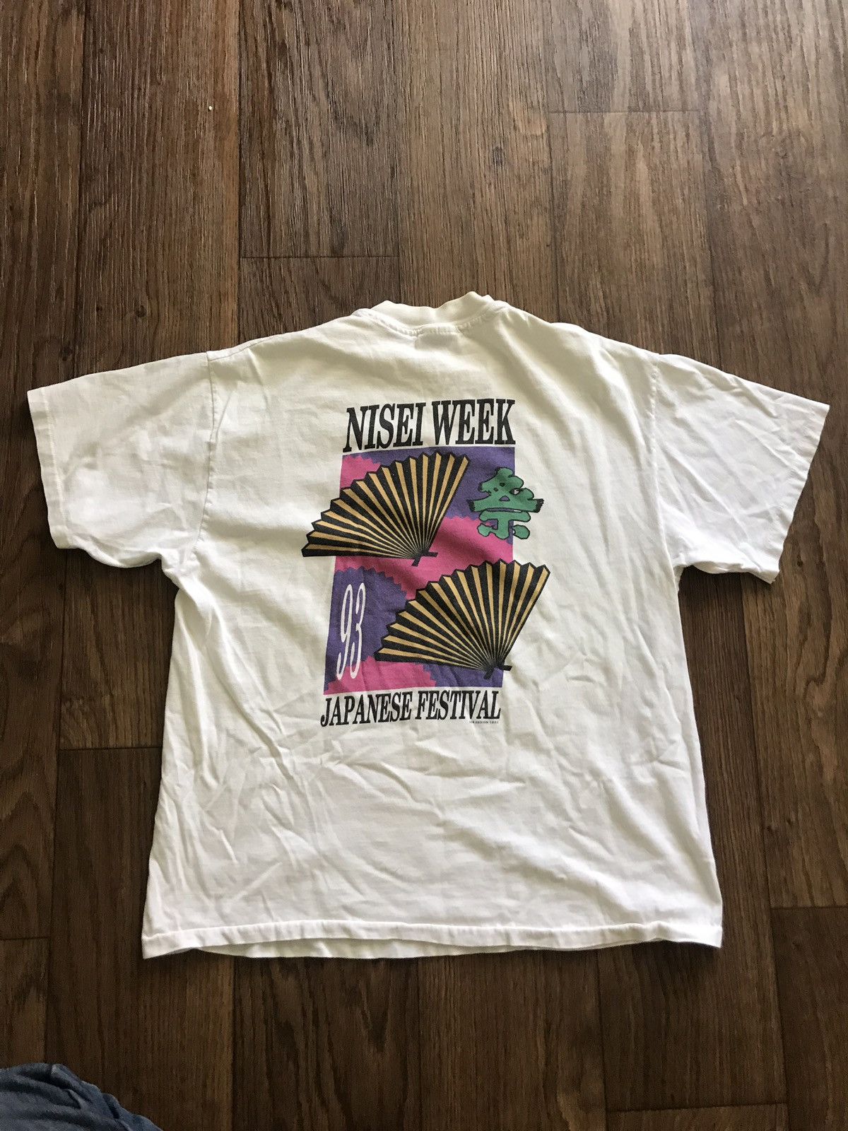 Hanes × Vintage 1993 Hanes Nisei Week Japanese Festival Iza Design ...