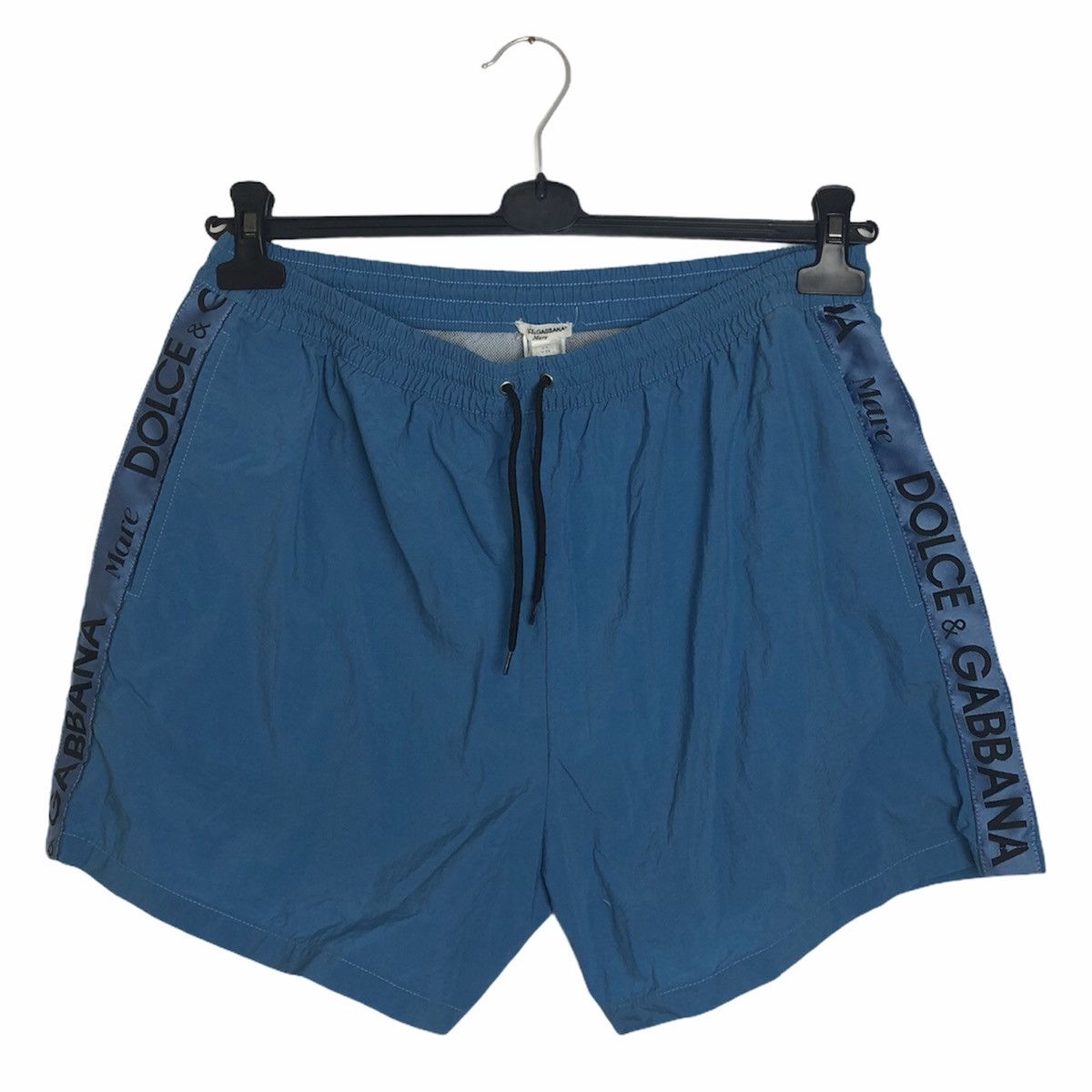 Dolce & Gabbana Dolce&Gabbana Made in Italy Swim Trunks taped big logo ...