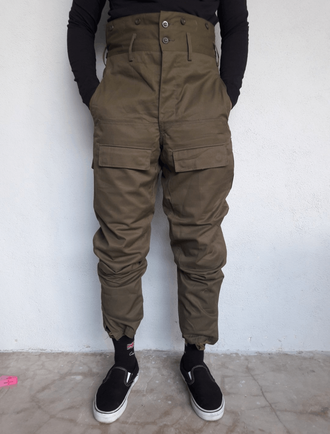 Vintage rare !! deadstock vintage zekon michalovce military green army m85 multi pocket tactical ...