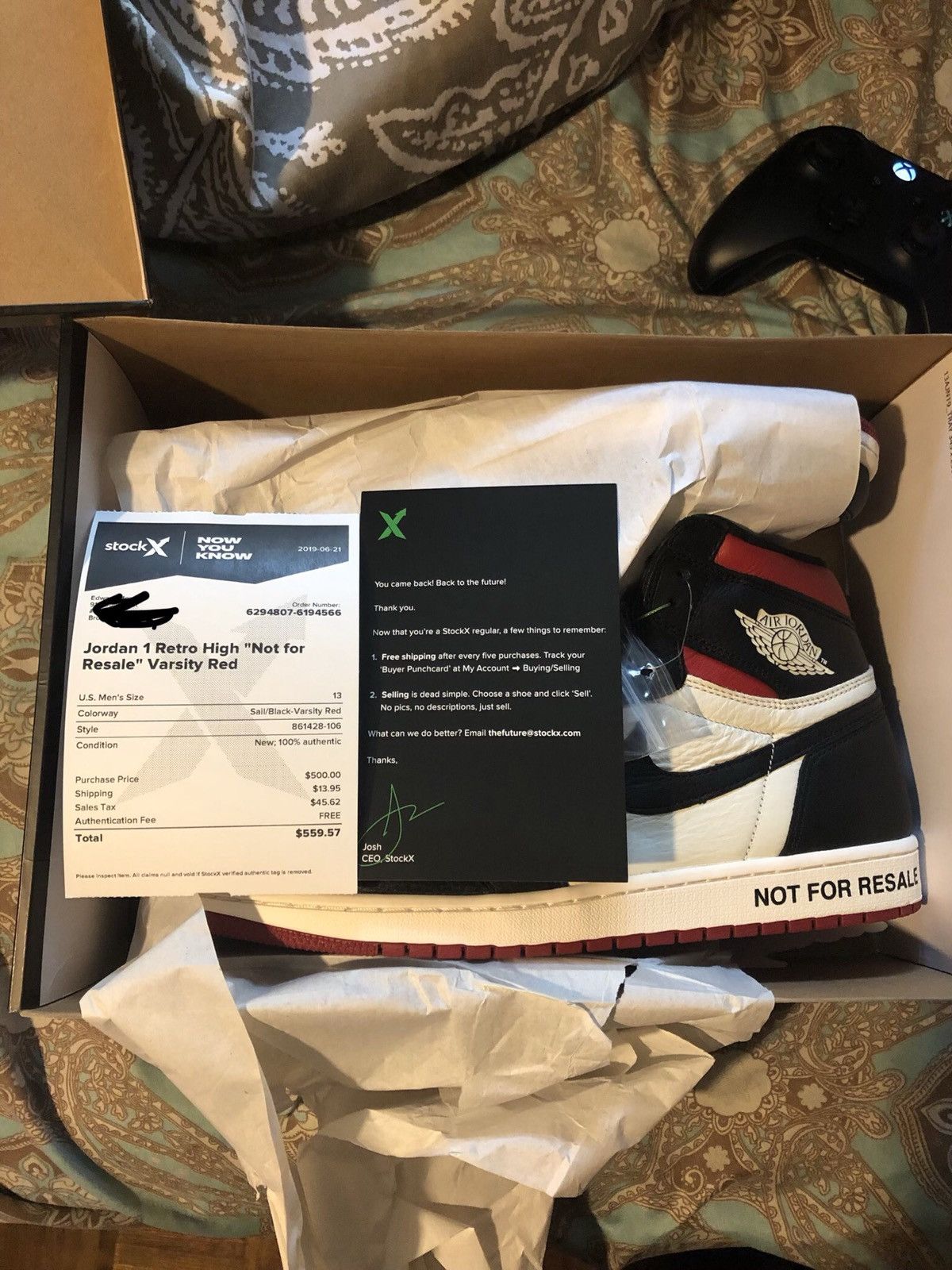 Nike Nike Air Jordan 1 "Not For Resale" | Grailed