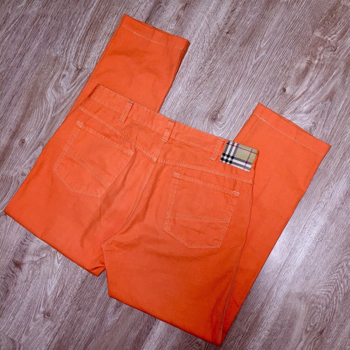 Burberry jeans mens orange store