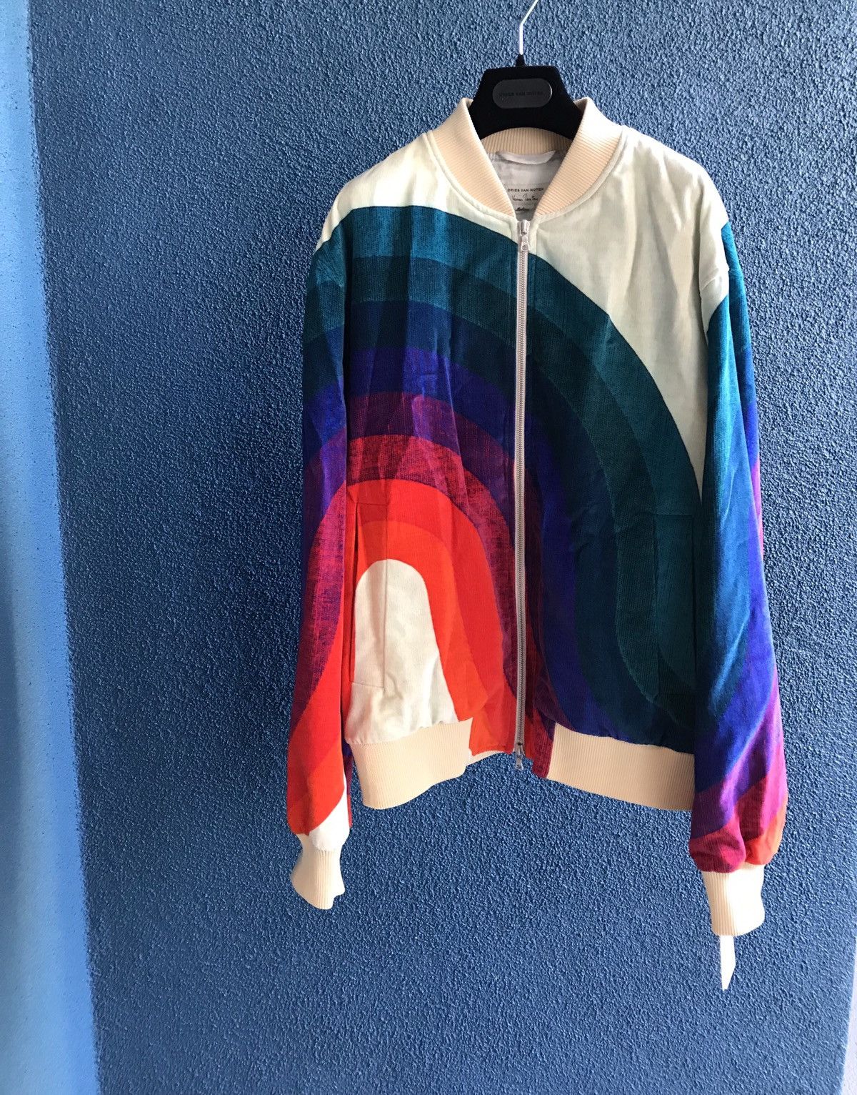 Dries Van Noten Dries Van Noten Verner Panton Wave Bomber Jacket Ss19 ...