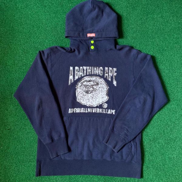 Bape Vintage Bape Cash Money Record Navy Blue Vintage Lil Wayne | Grailed