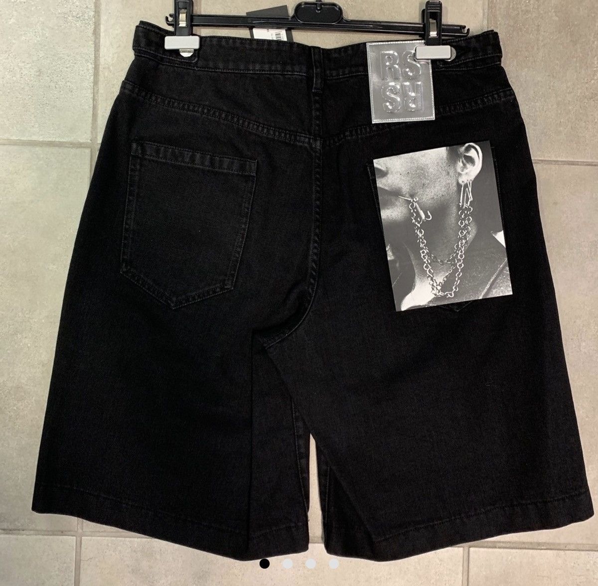 Raf Simons RAF Chrome Patch Shorts | Grailed