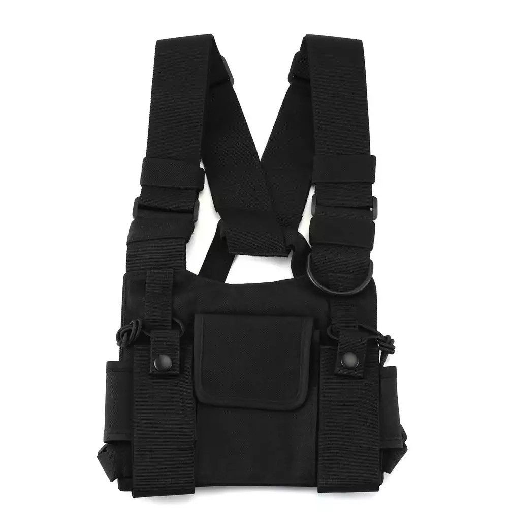 Military × Streetwear × Vintage Black Tactical Chest Rig | Grailed