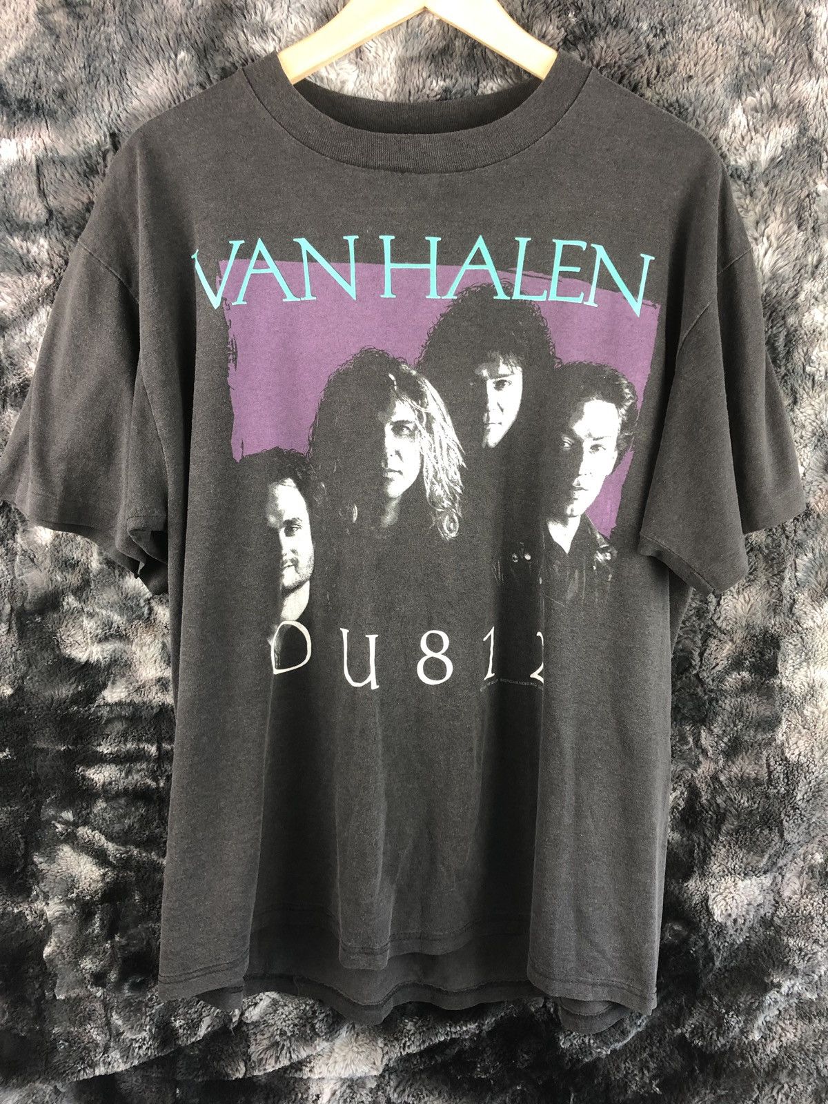 Band Tees × Vintage Van Halen OU812 1988 USA Tour Merch Classic Rock ...