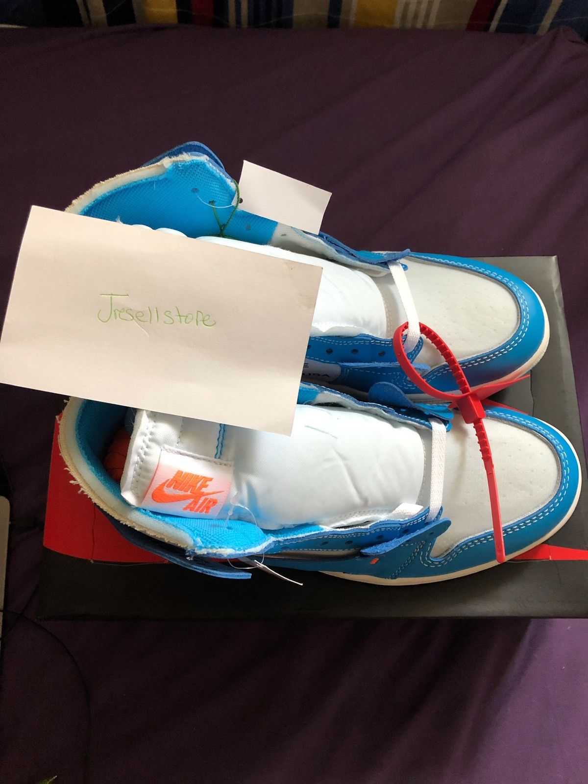 Jordan Brand × Nike × Off-White Air Jordan 1 UNC Off White | Grailed
