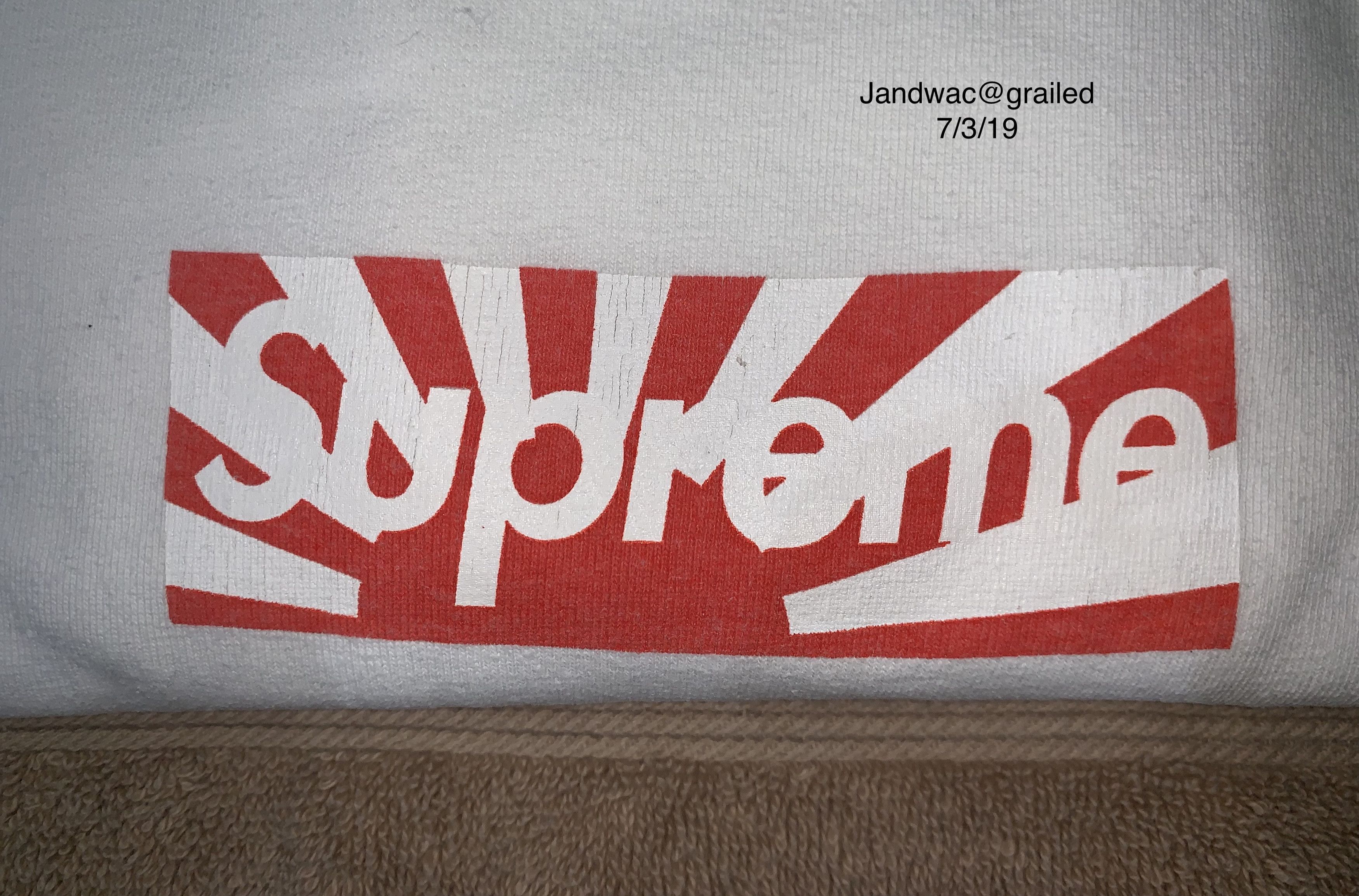 Supreme Japan relief box logo | Grailed