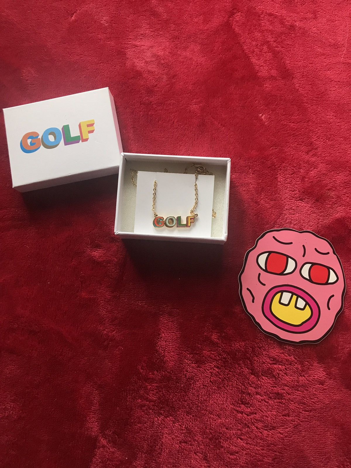 Golf Wang Golf Wang logo necklace/chain | Grailed
