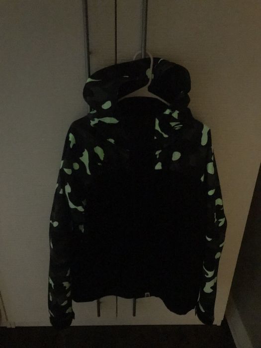 Bape RARE Glow in the Dark Bape Jacket | Grailed