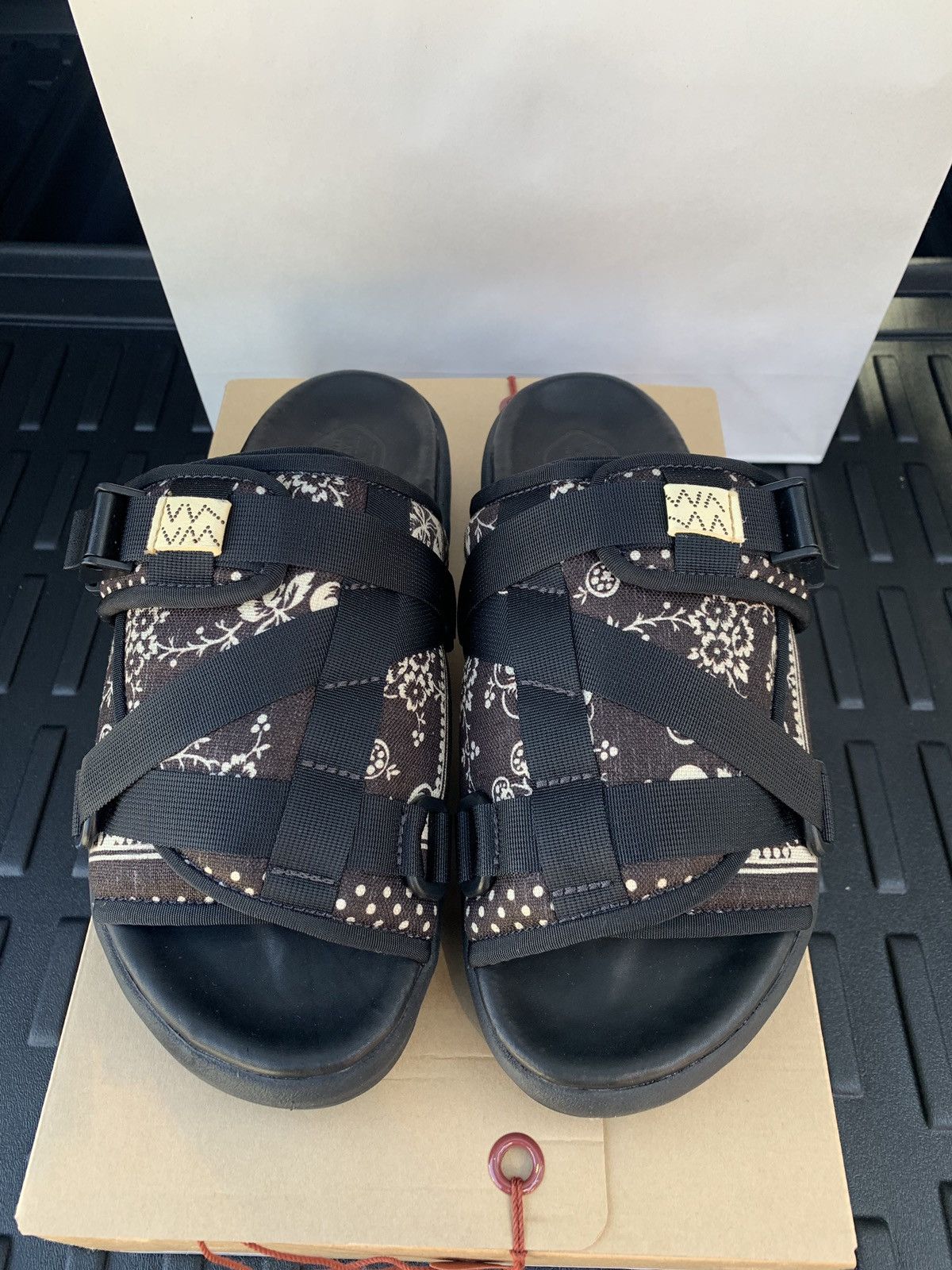 Visvim Visvim ICT Christo Black MEDIUM sandals | Grailed
