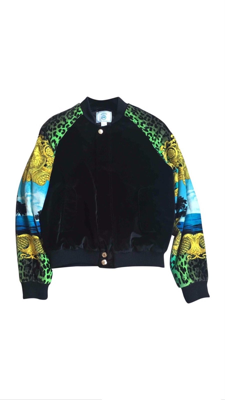 Versace 2011 H&M x Versace Leopard Bomber Jacket | Grailed