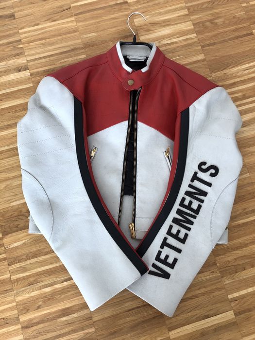 Vetements Vetements Racing Leather Jacket | Grailed
