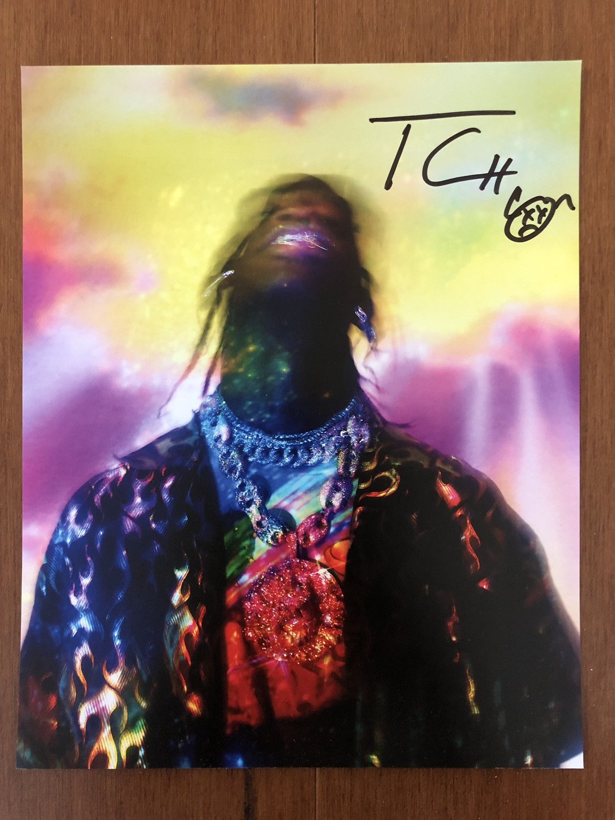 Travis Scott Travis Scott Signed Lithograph | Grailed