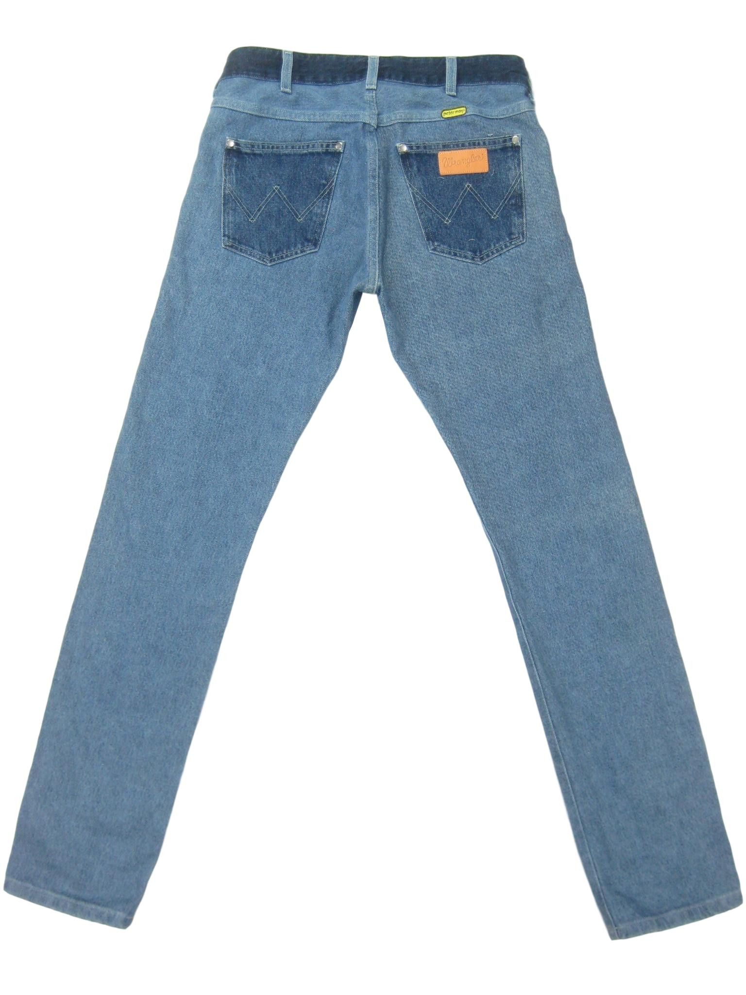 Wrangler Peter Max x Wrangler Special Edition Retro Slim Denim Jeans 30 ...