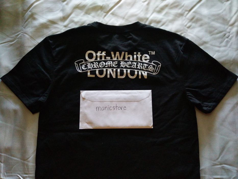 Off-White Chrome Hearts Off White London Virgil Abloh Tee T Shirt | Grailed